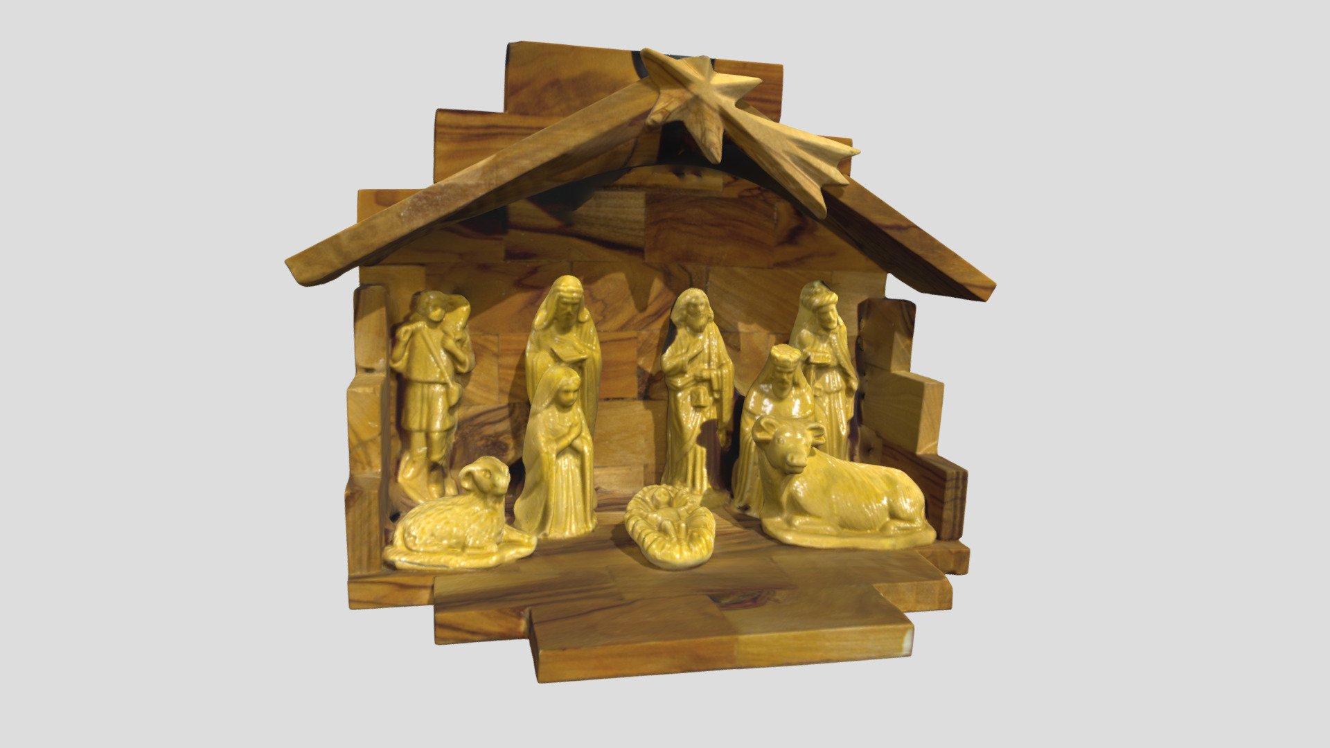 Nativity set - 3D model by Aberdeen City Libraries ...