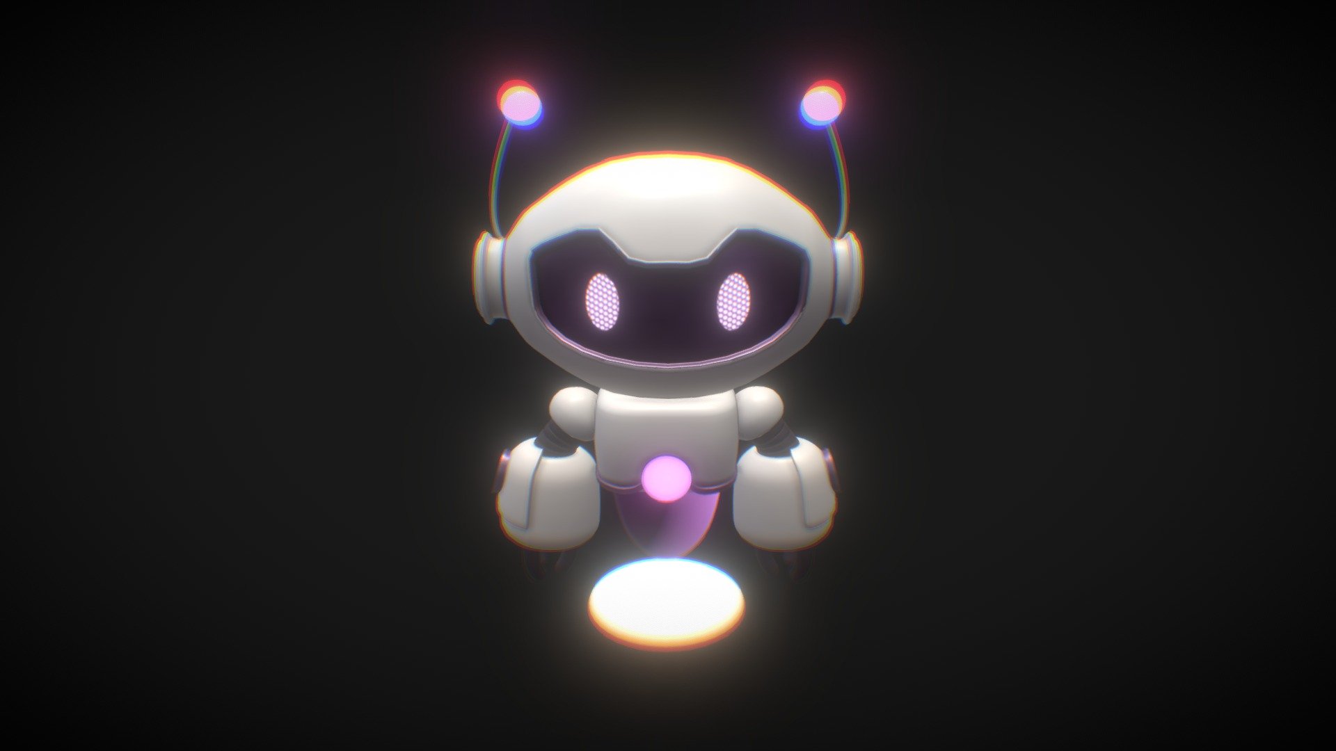 V-ROBO - Robot Assistent - 3D model by ArDa (@Ardafebs) [7bb468e ...