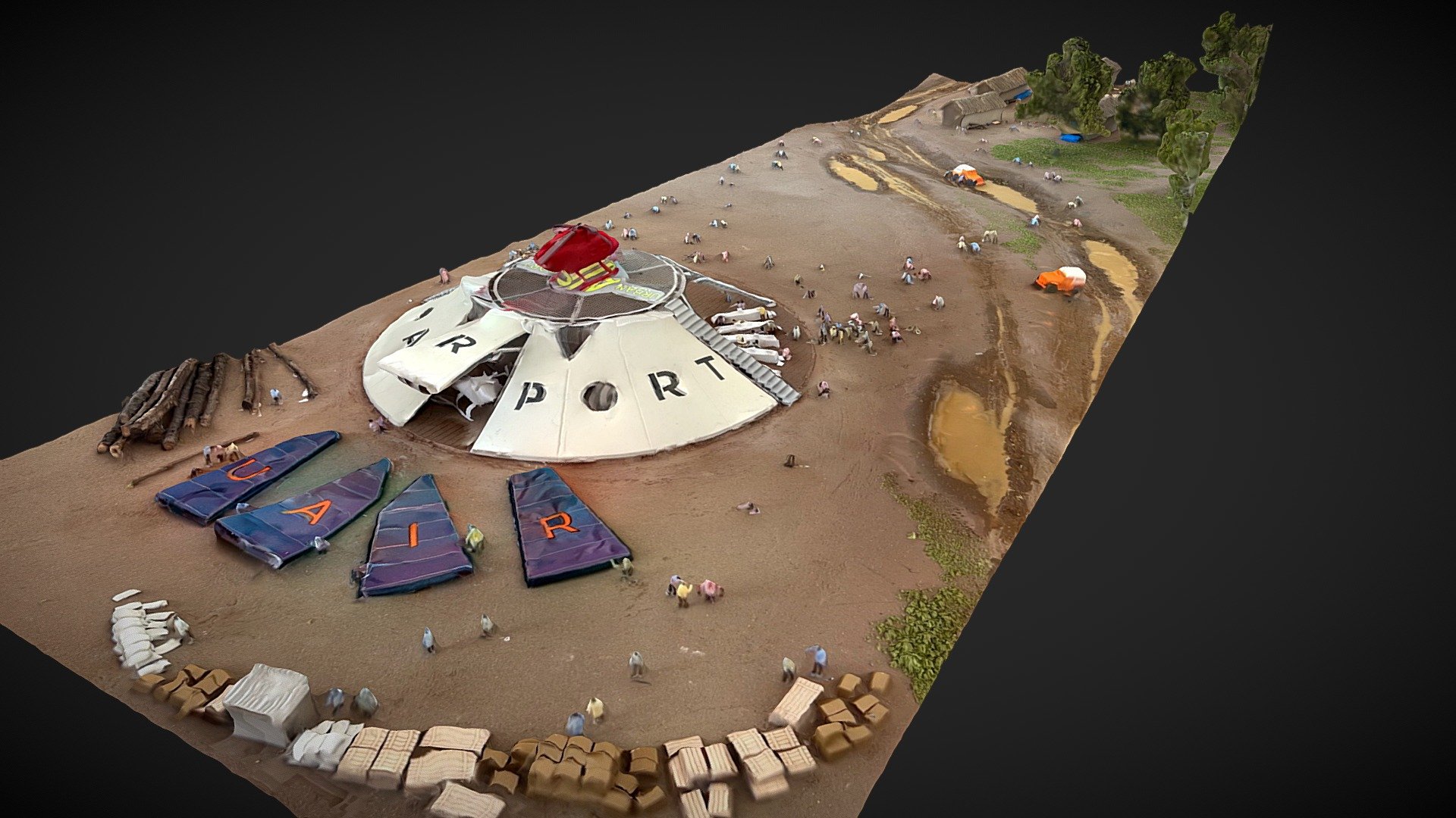 Urban Airport model Coventry - Buy Royalty Free 3D model by Alex Tench ...