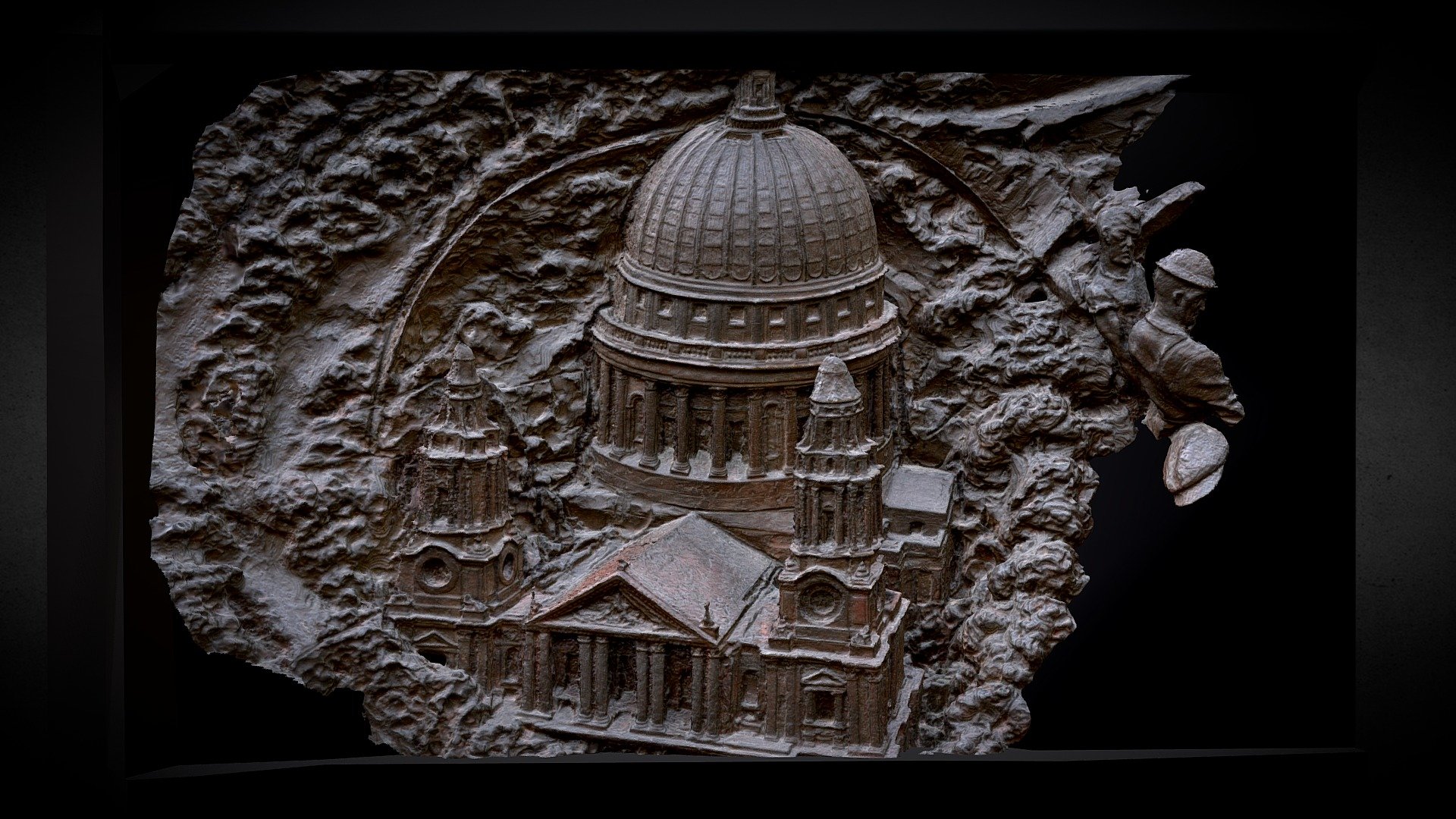 Bronze Building - 3D model by Sheldonbang [7bb9afe] - Sketchfab