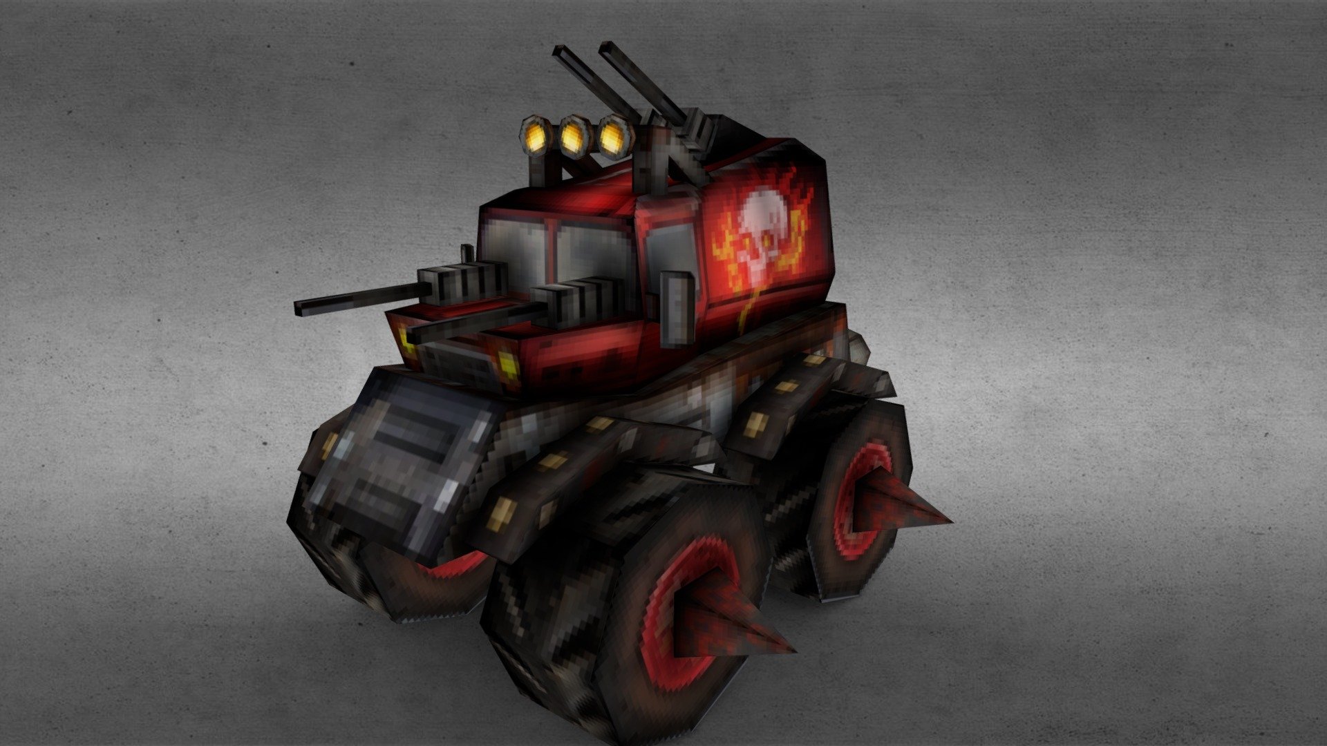 Hammer Head From Fan Project Twisted Metal 5 - 3D model by Angel V ...