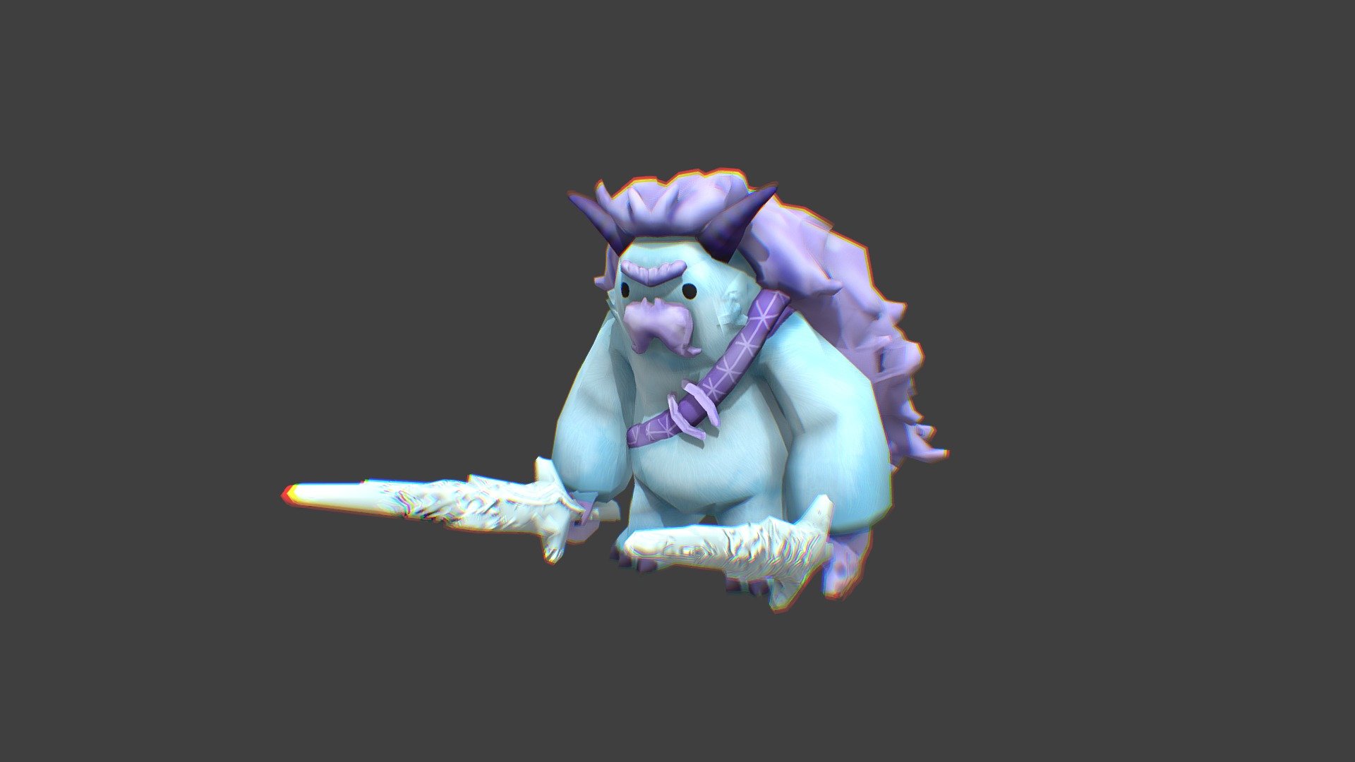 Mid level Yeti Monster - 3D model by Ardzz_3D (@ardabangsa3) [7bbcb98 ...