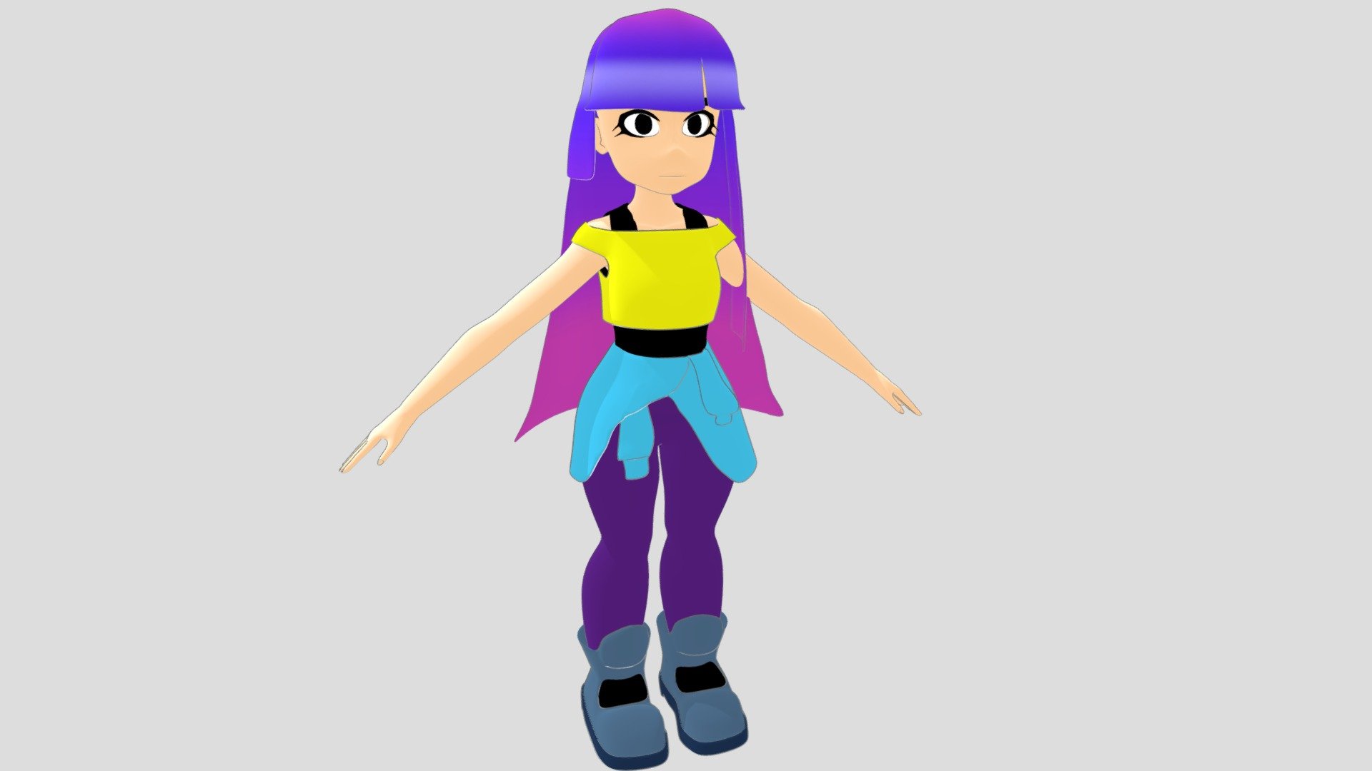 Casual Miko Rigged - 3D model by iluvdlx [7bbccb3] - Sketchfab