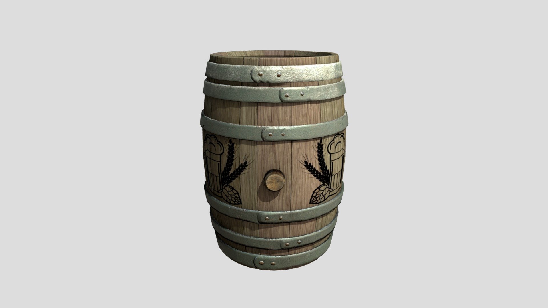 beer Barrel - Download Free 3D model by Taste me (@Savour) [7bbcebe ...