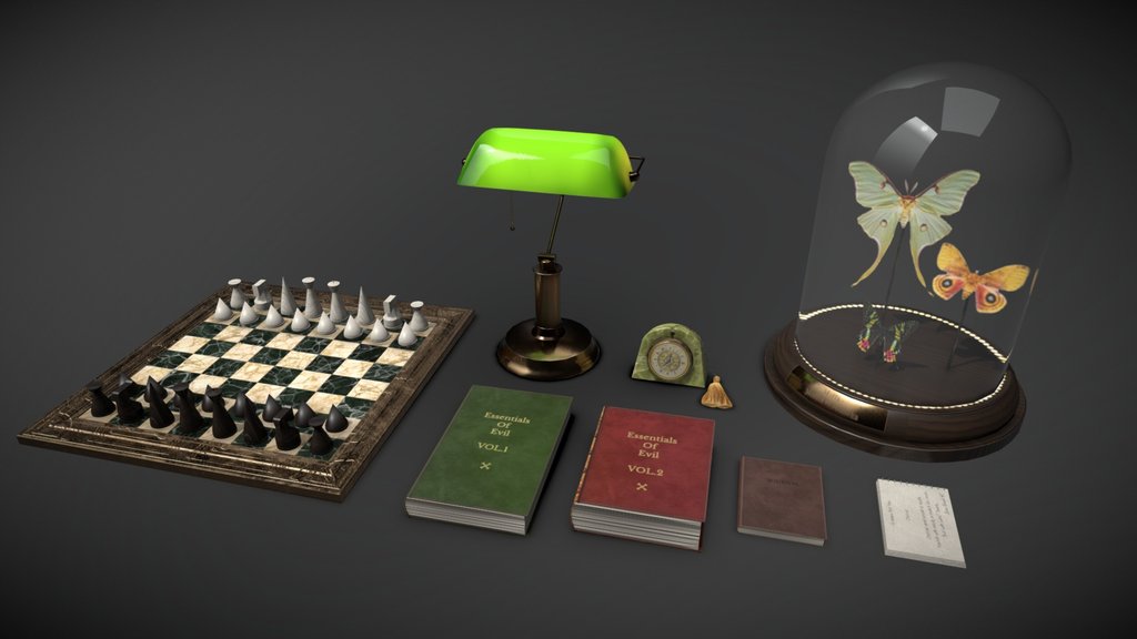 Furniture home stuff - A 3D model collection by ALexz.art (@ALexzart ...