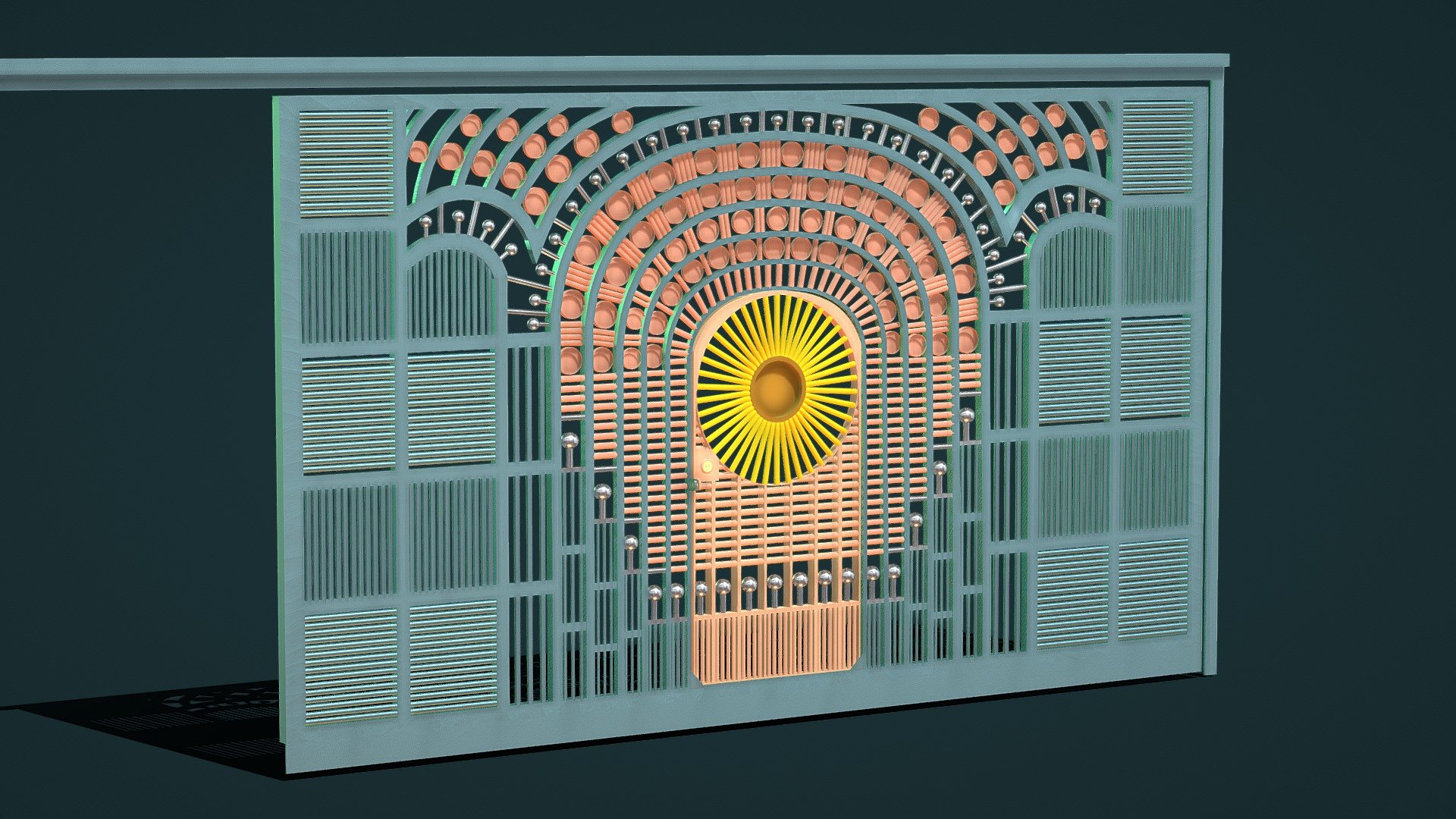 Gate - 3D model by Sakib_Khondaker [7bbefb8] - Sketchfab