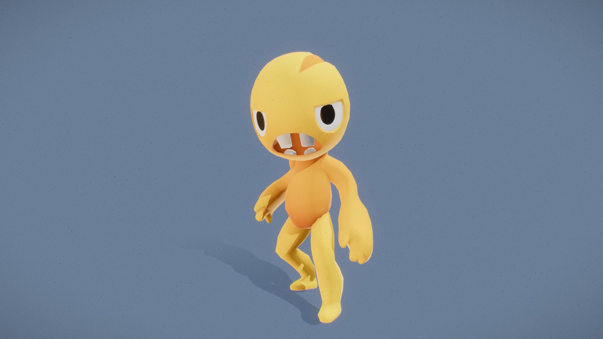 Cartoon Characters - Medium Cheesy Warrior - Buy Royalty Free 3D model ...