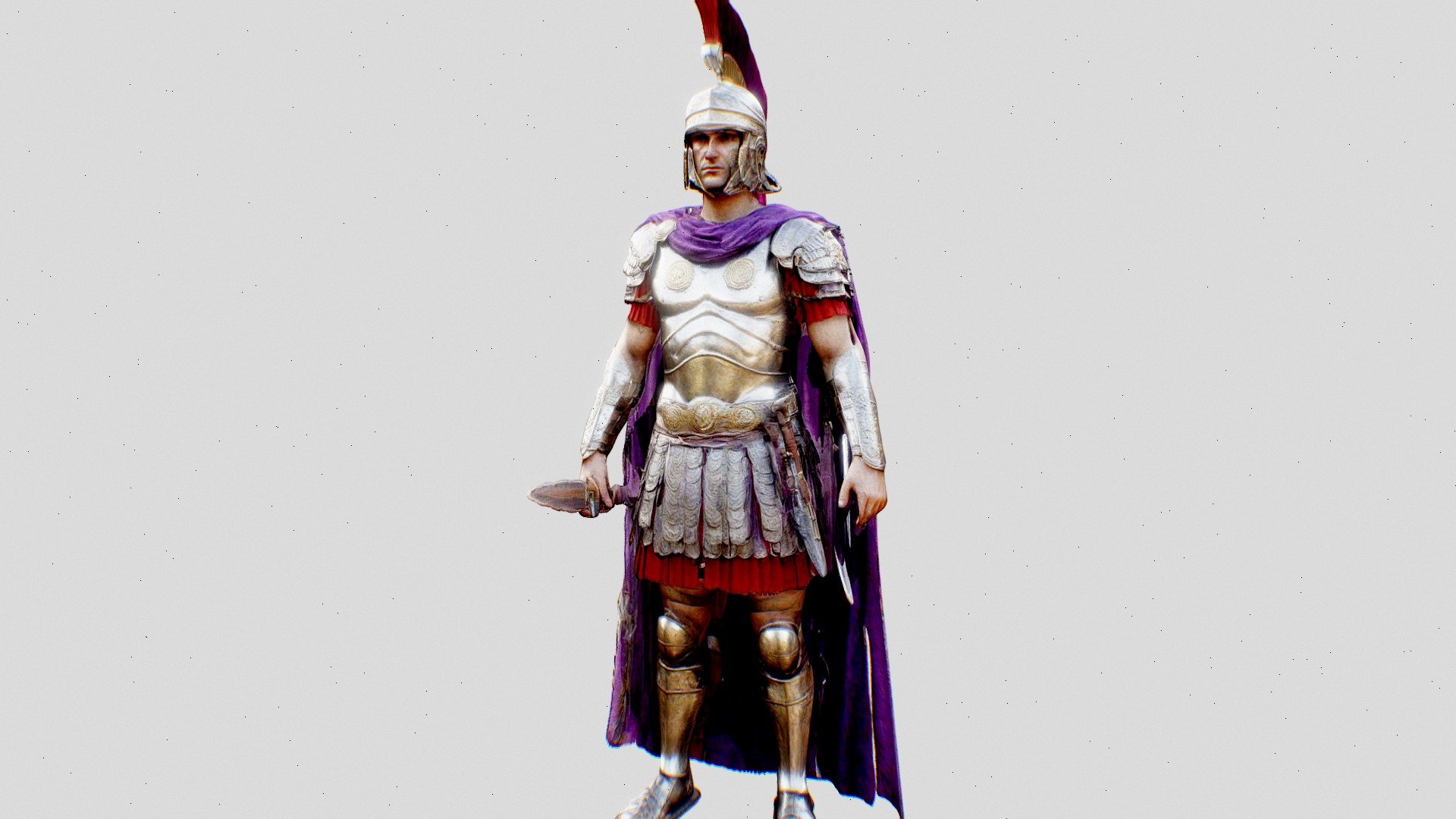 Roman legionary character - Download Free 3D model by 3dUVpro [7bbf7c0 ...