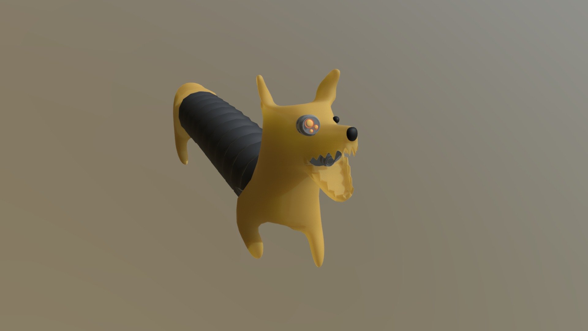 Robo Rubber Dog - 3D model by TripCharge [7bc06c1] - Sketchfab