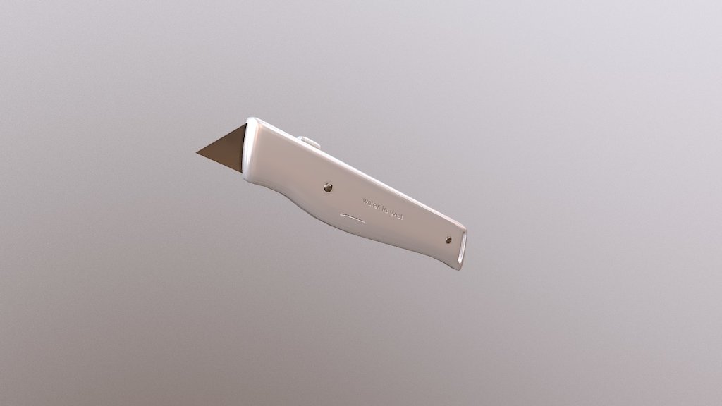 Box Cutter - 3D model by Bryan (@BryanSanchinolo) [7bc0ac4] - Sketchfab