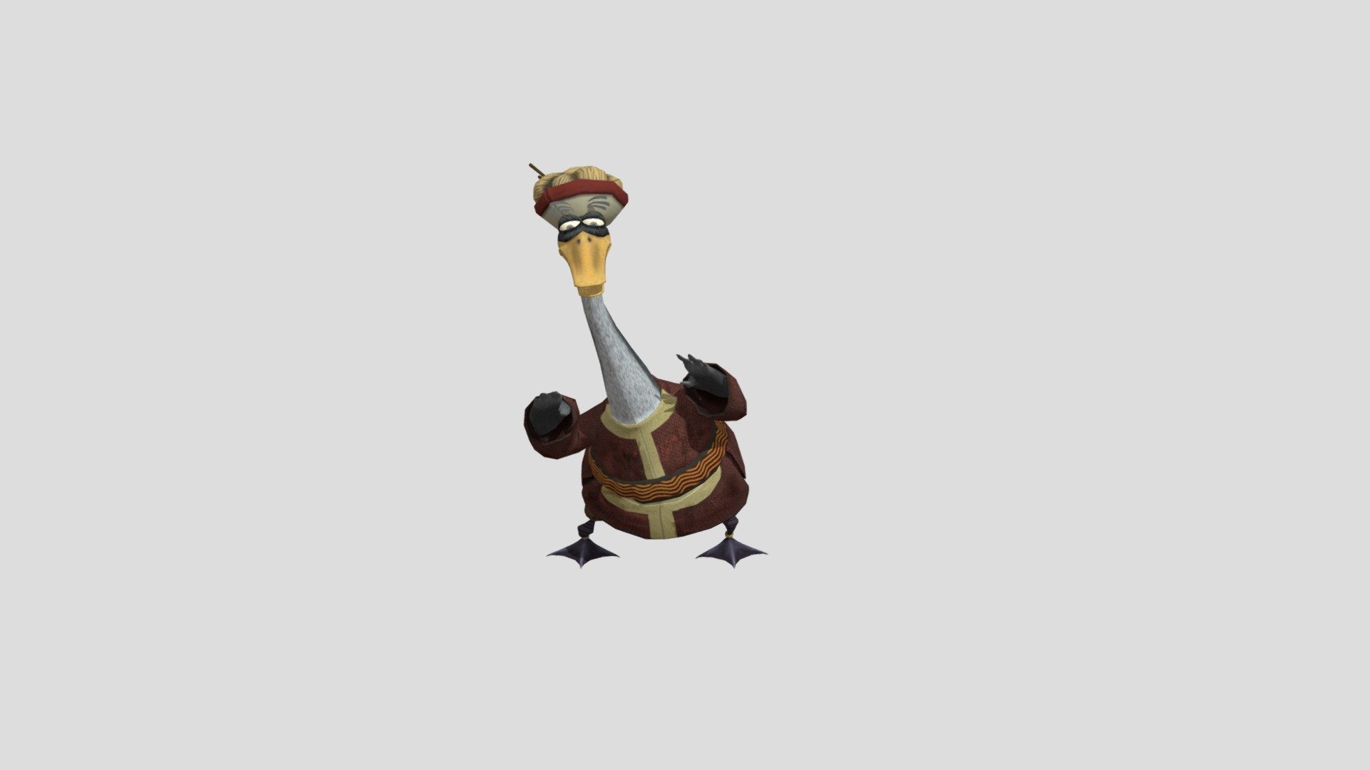 Mr. Ping Kung Fu Panda Dancing - Download Free 3D model by 3D by Renato ...