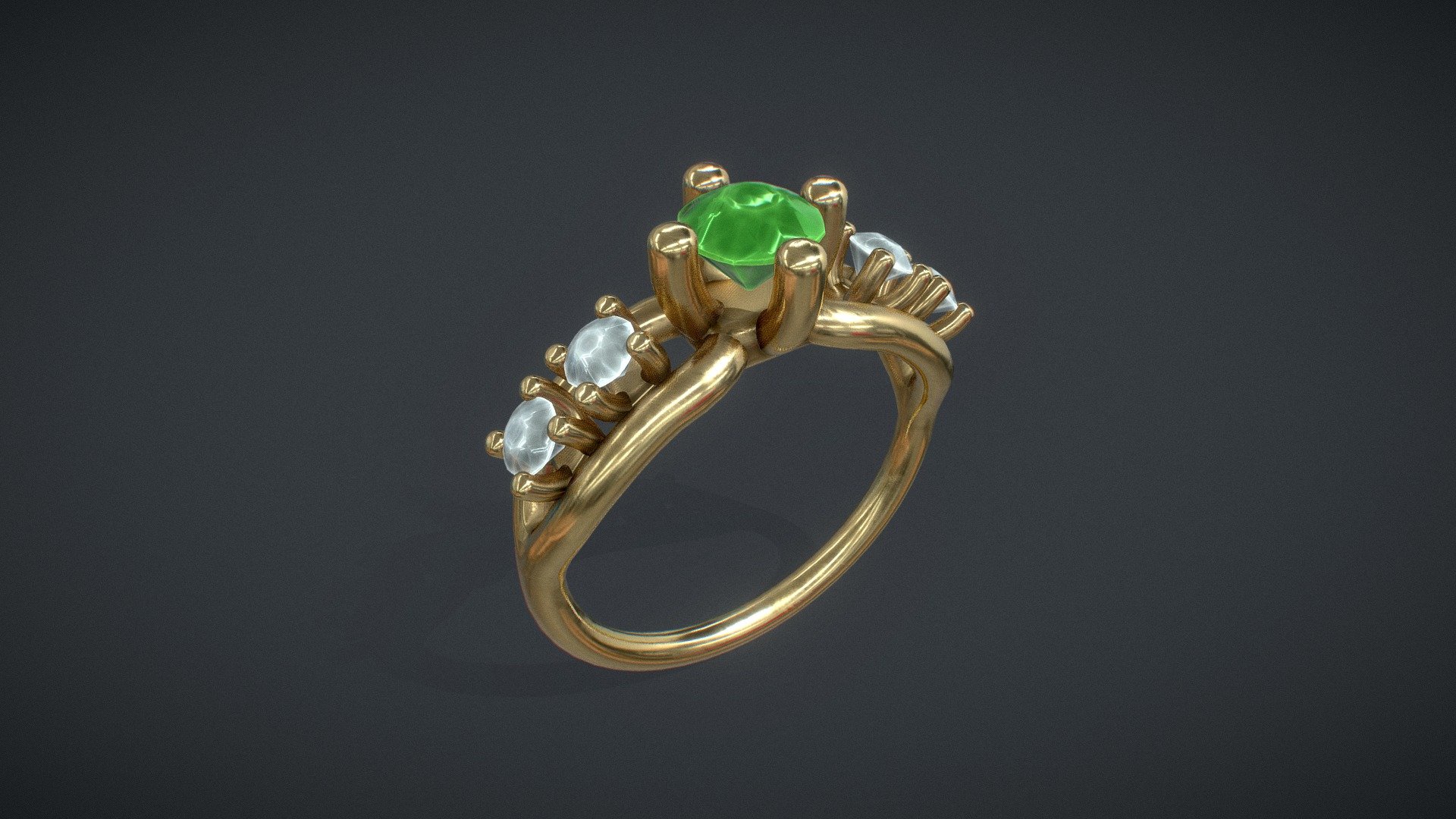 Ring concept midpoly - 3D model by Sir Erdees (@sirerdees) [7bc3e7d ...