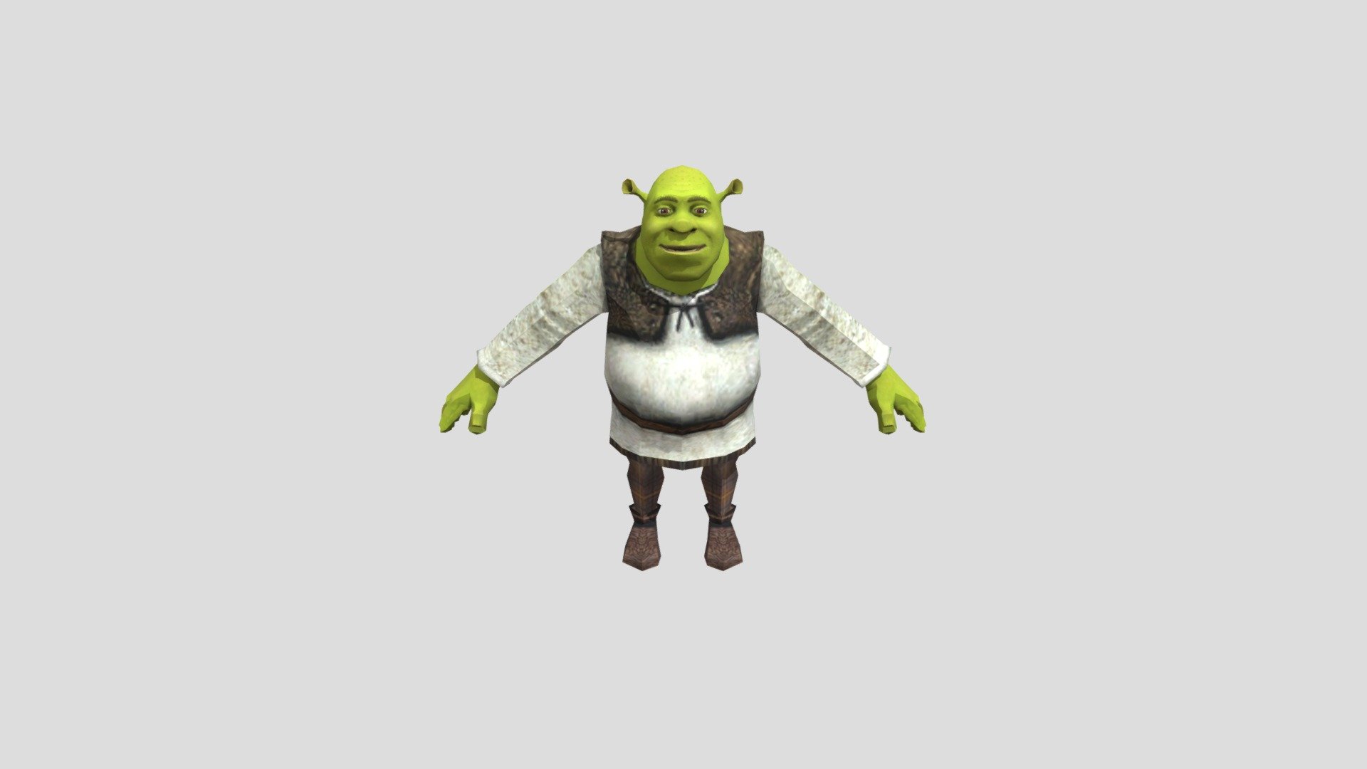 Shrek Gangnam Style - 3D model by paperlol [7bc4ee4] - Sketchfab