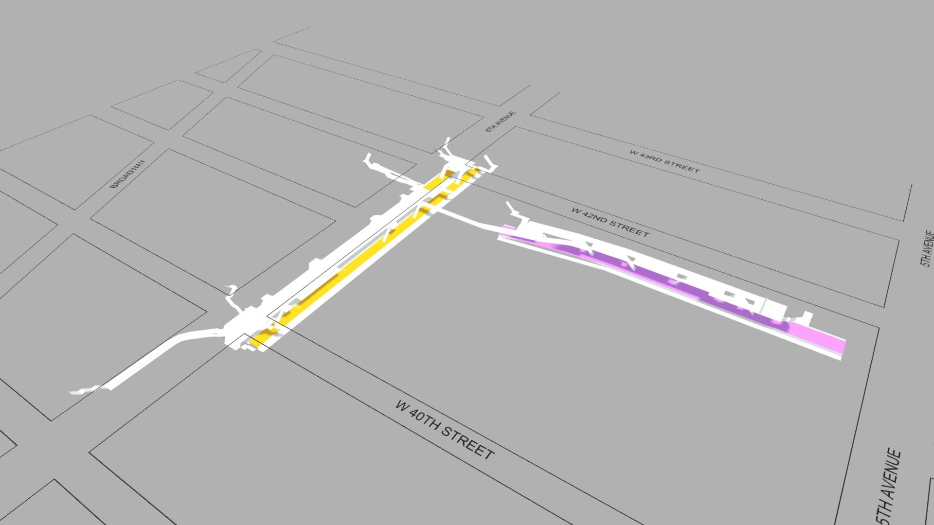 5 Av + 42 St - Bryant Park Subway Station - 3D model by ...