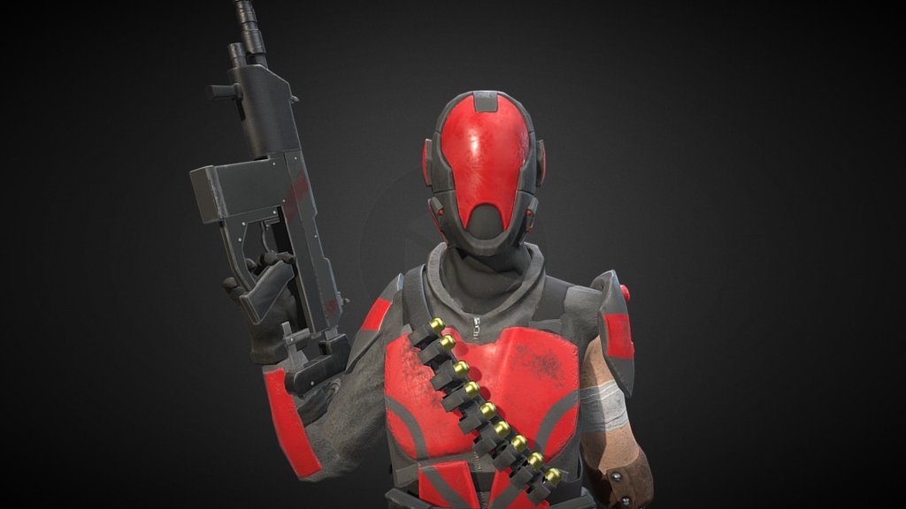 Character Model of Sarge - 3D model by felixkaropka [7bc6473] - Sketchfab