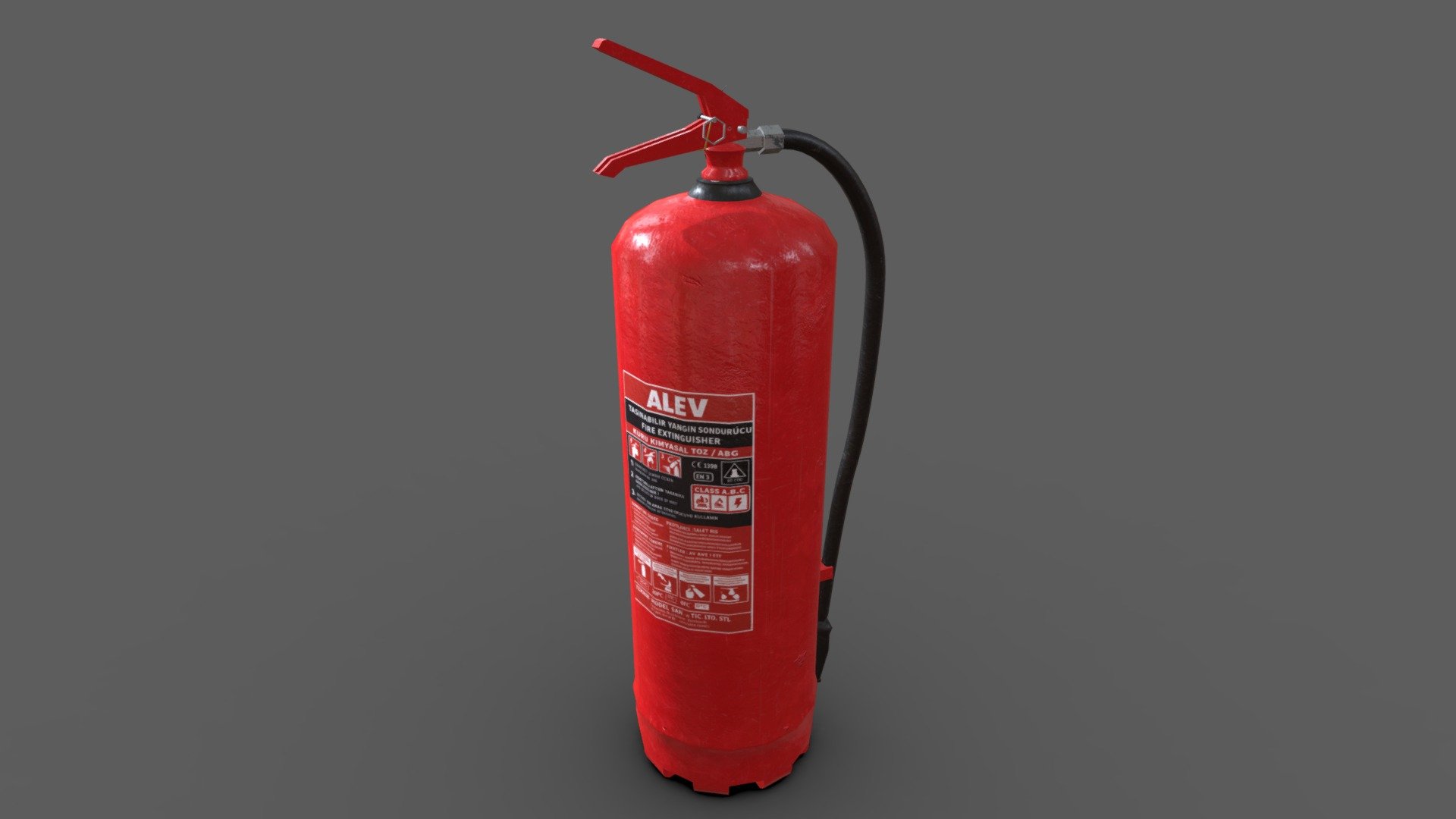 Realistic Fire Extinguisher - Low Poly - Download Free 3D model by ...