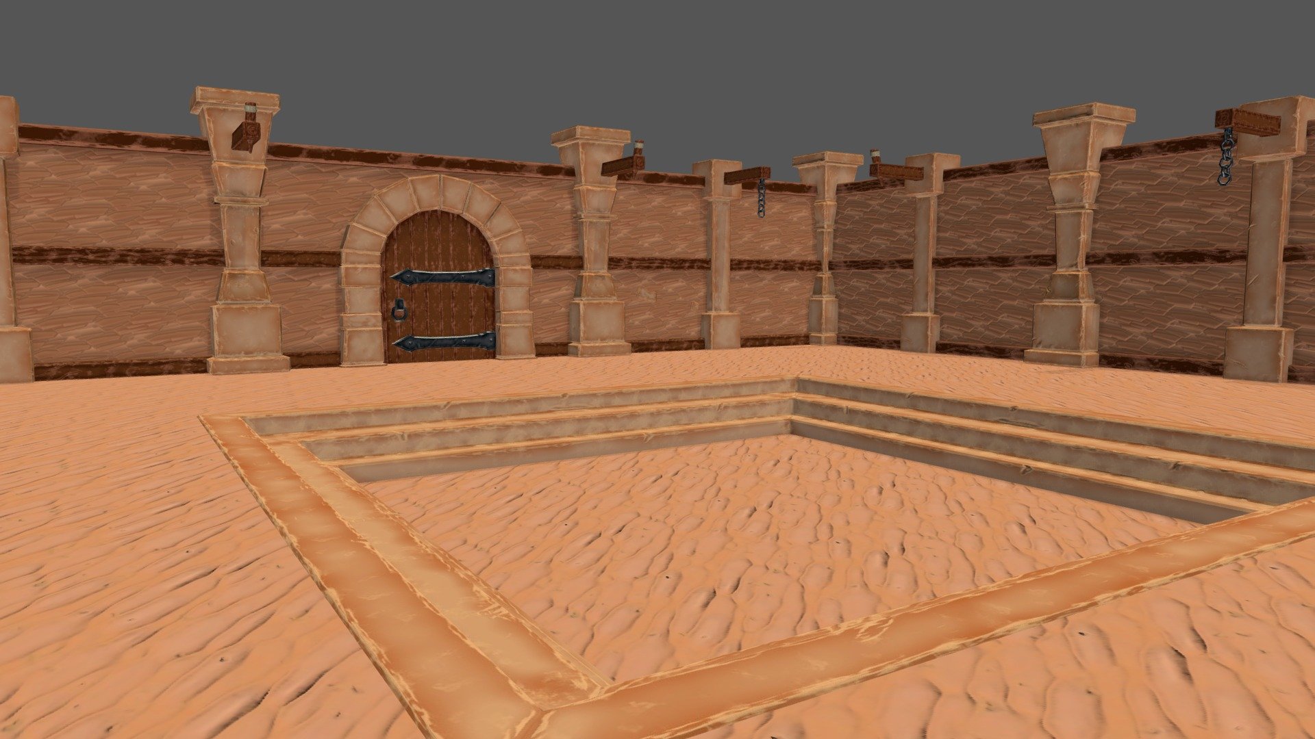 battle room dungeon - 3D model by thomas-mm [7bc69ba] - Sketchfab