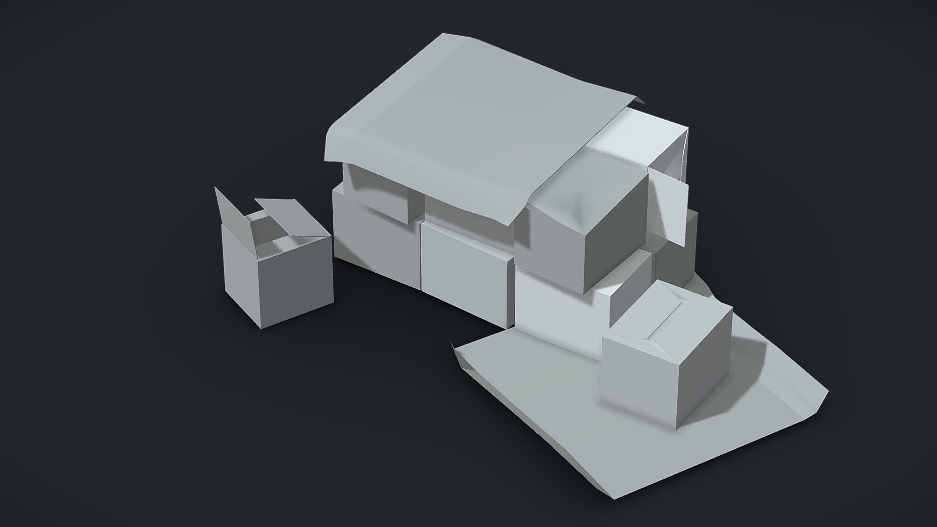FMB_Paper Boxes_01 - Download Free 3D model by FreeMeshBase [7bc6bad ...