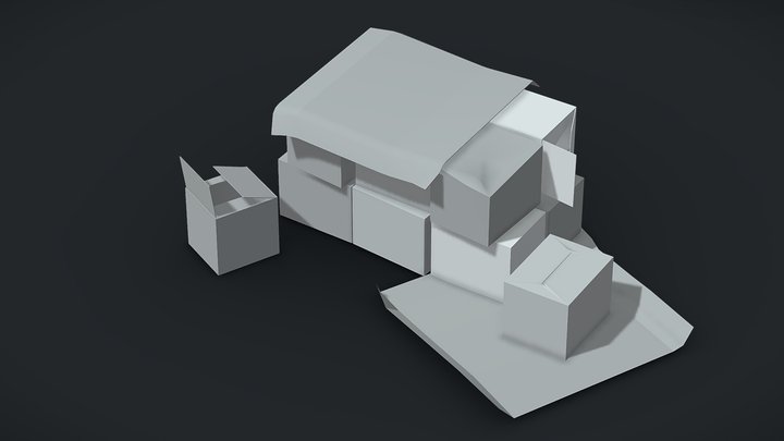 Boxes 3D models - Sketchfab