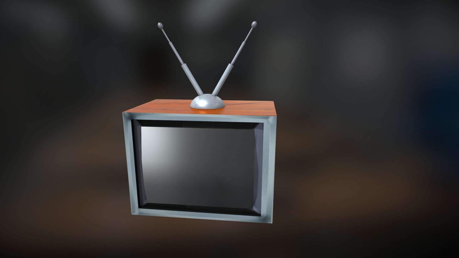 Assignment 6 Model 1: TV - 3D model by hparks [7bc9c48] - Sketchfab