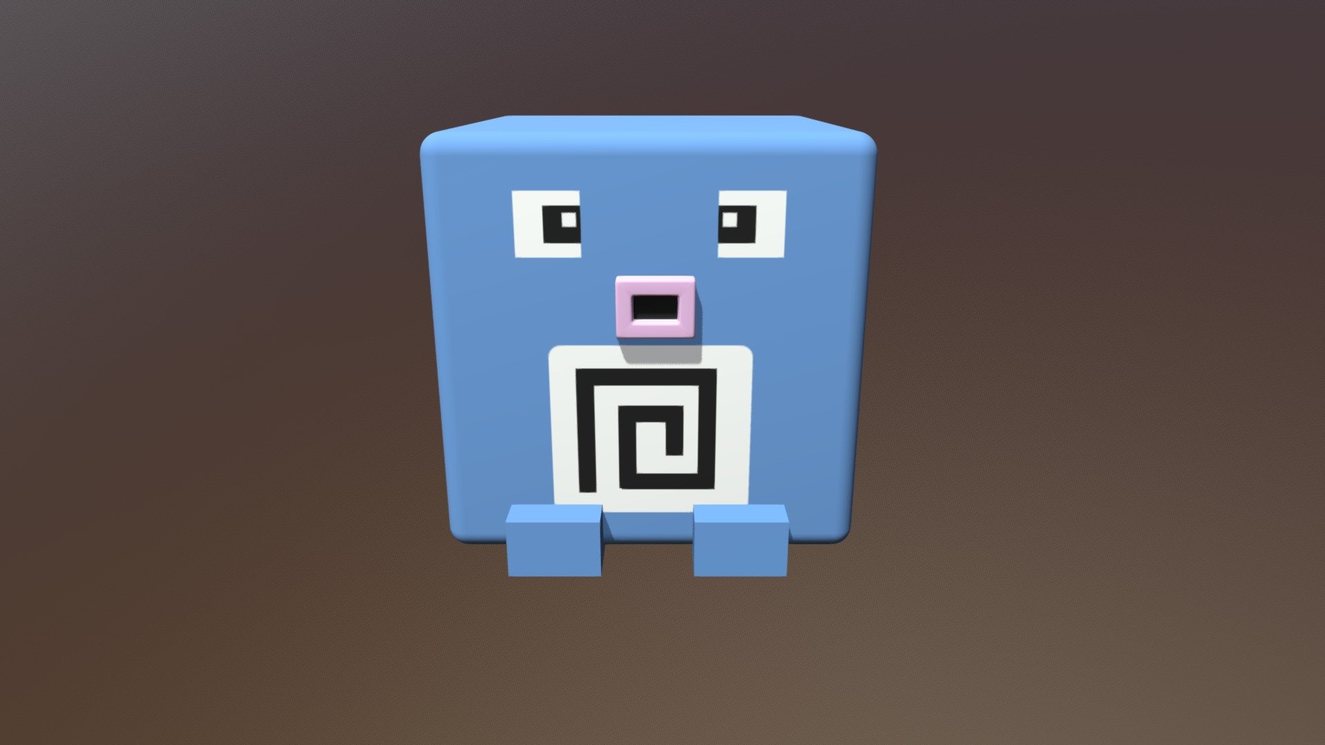 Poliwag Lowpoly - 3D model by RohnP [7bc9e3a] - Sketchfab
