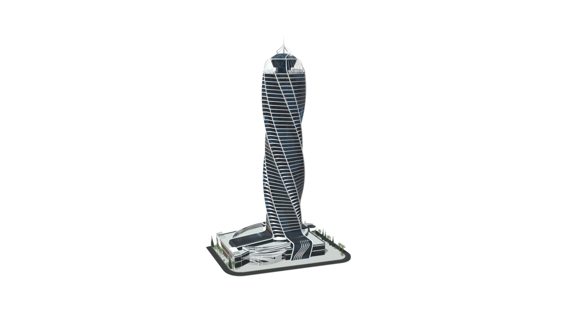 Diamond Tower - 3D model by Egy-maps [7bcb622] - Sketchfab