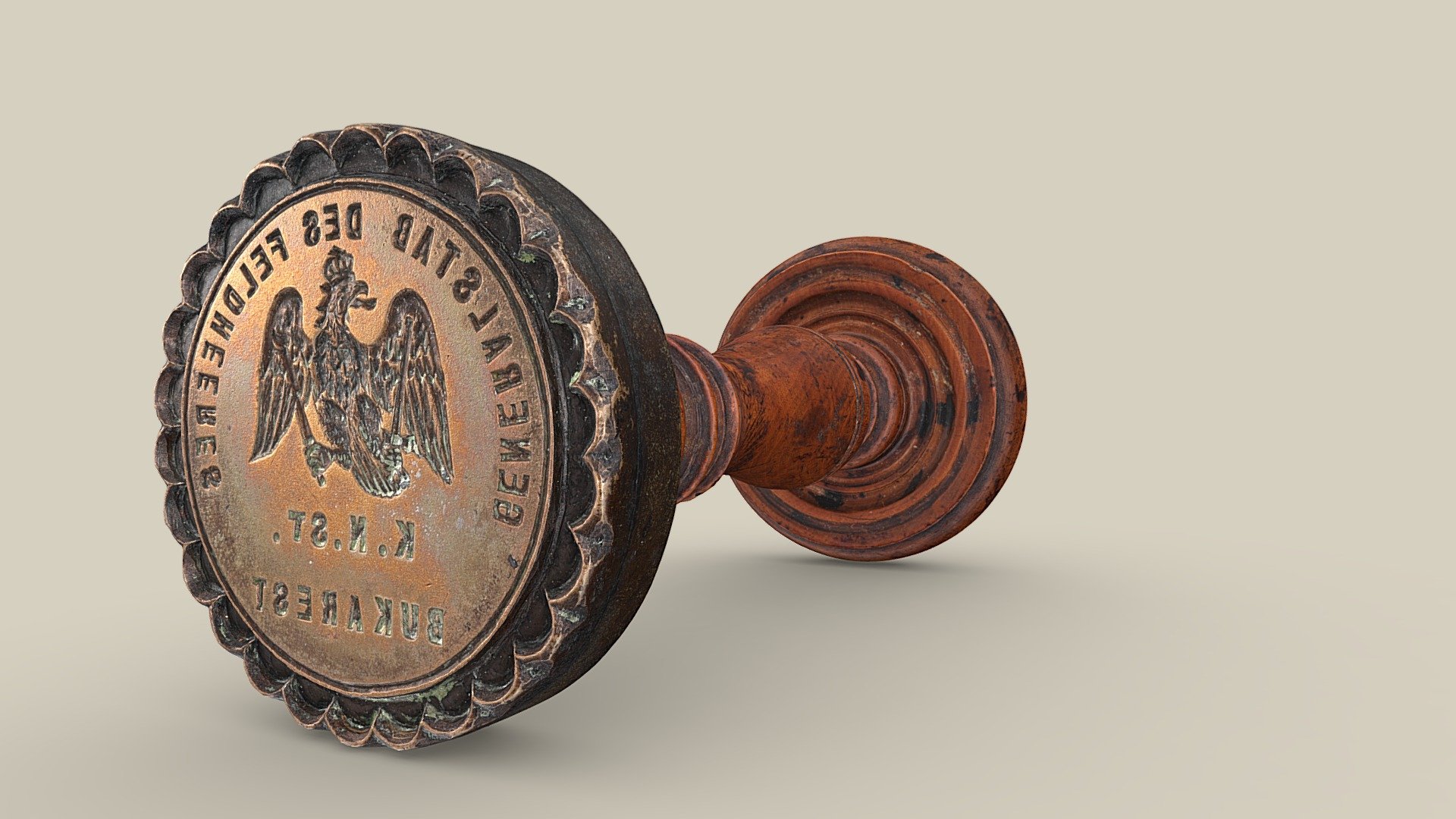 Stamp seal - Buy Royalty Free 3D model by noe-3d.at (@www.noe-3d.at ...