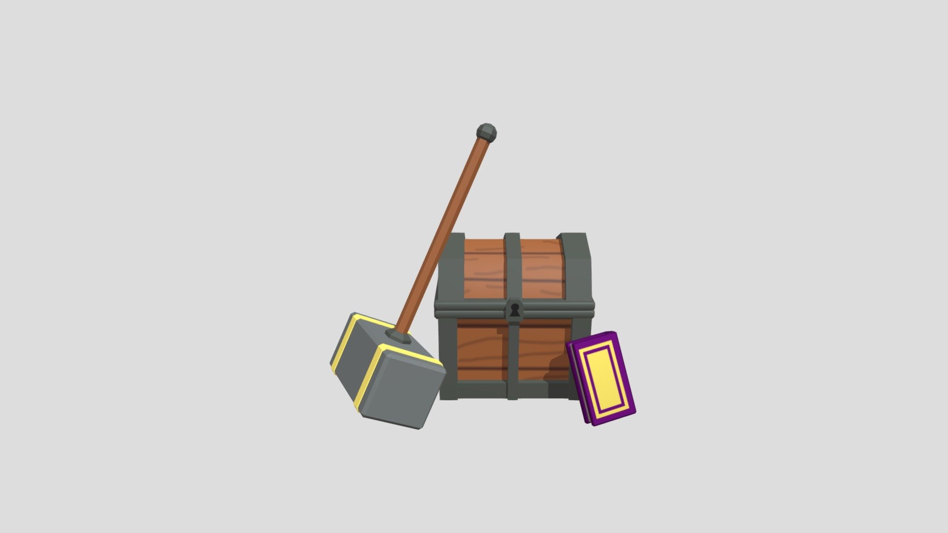 low poly props - 3D model by KronktheMimic [7bce96b] - Sketchfab
