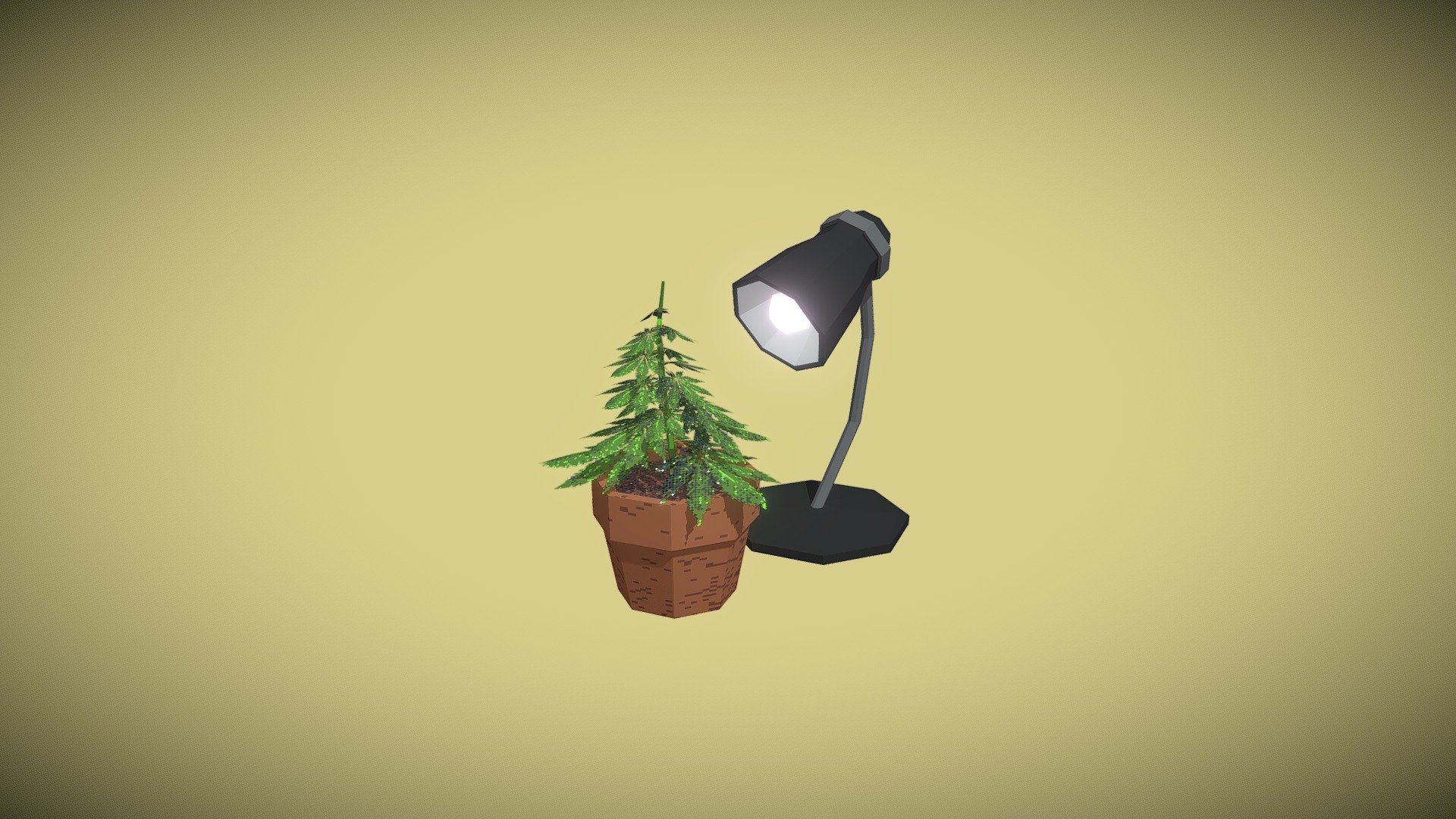 marijuana in psx style (weed) - Download Free 3D model by KraChka ...