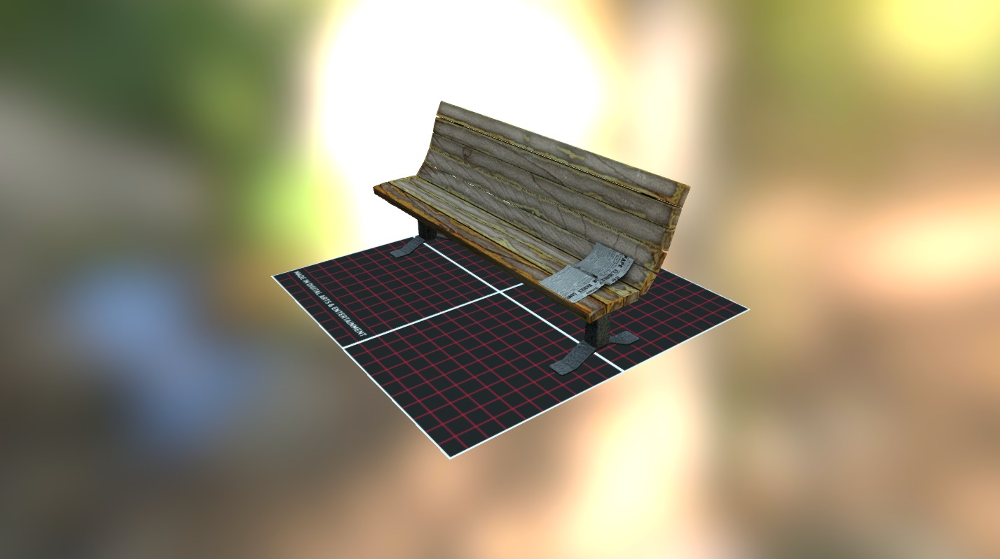 Prop_Bench - 3D model by jip.smetsers [7bd982e] - Sketchfab