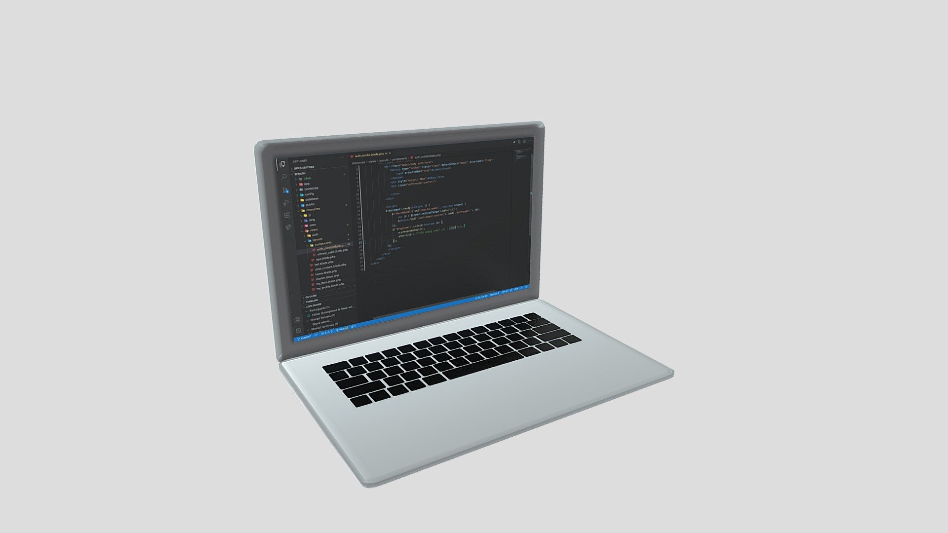macbook - 3D model by j.r.lin [7bd9906] - Sketchfab
