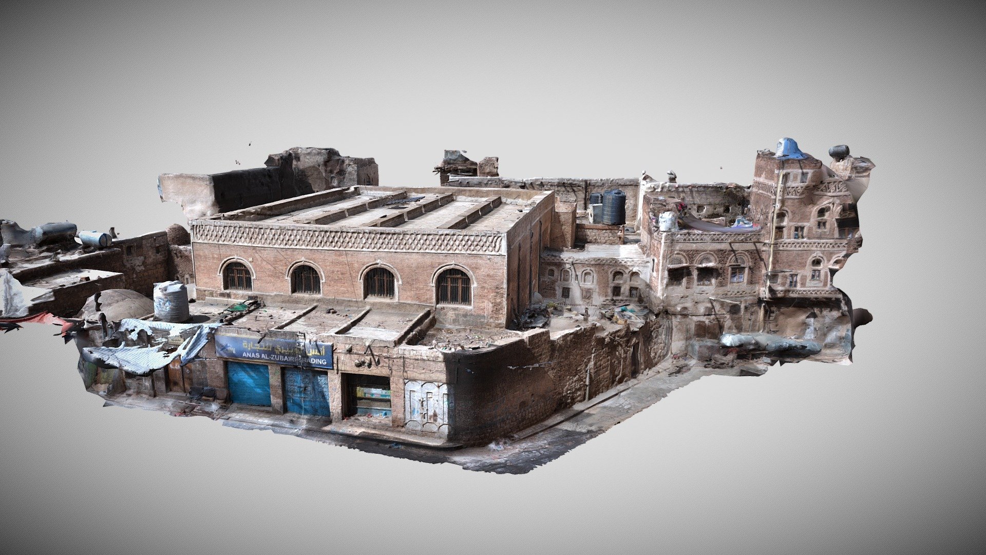 Mahmood Mosque - 3D model by SFD_Yemen [7bda54b] - Sketchfab