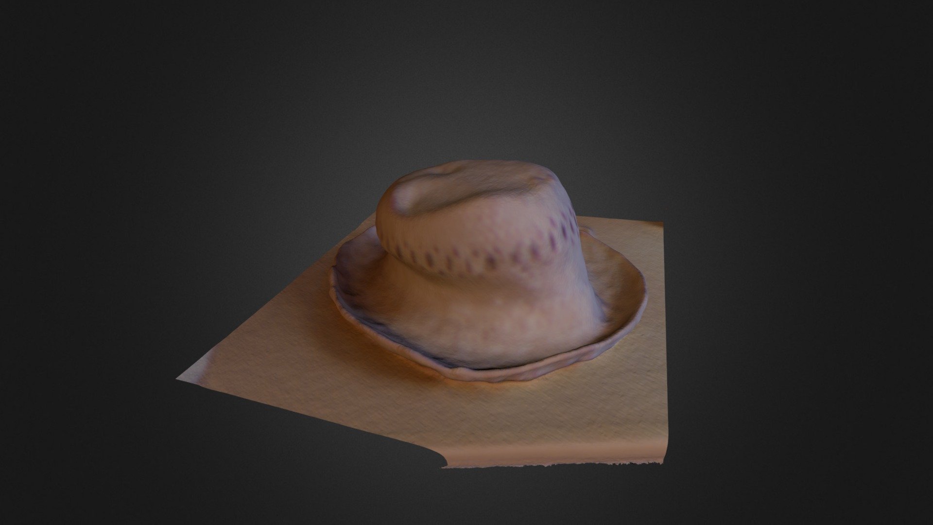 Straw hat - scan 02 - 3D model by Luis (@habitainer) [7bdaad7] - Sketchfab