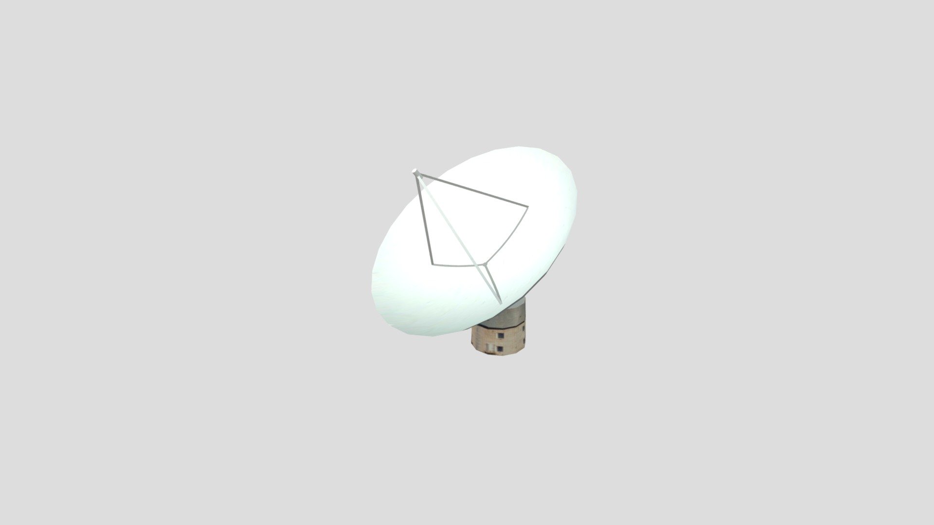 Satellite Dish 3D Model For Download - Download Free 3D model by ...