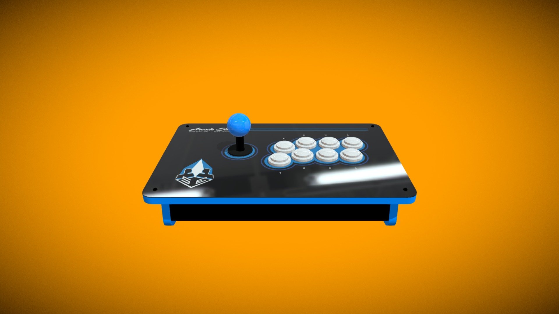 ARCADE STICK ESPECIAL EDITION - 3D model by Alvaro3 (@alvaro3com ...