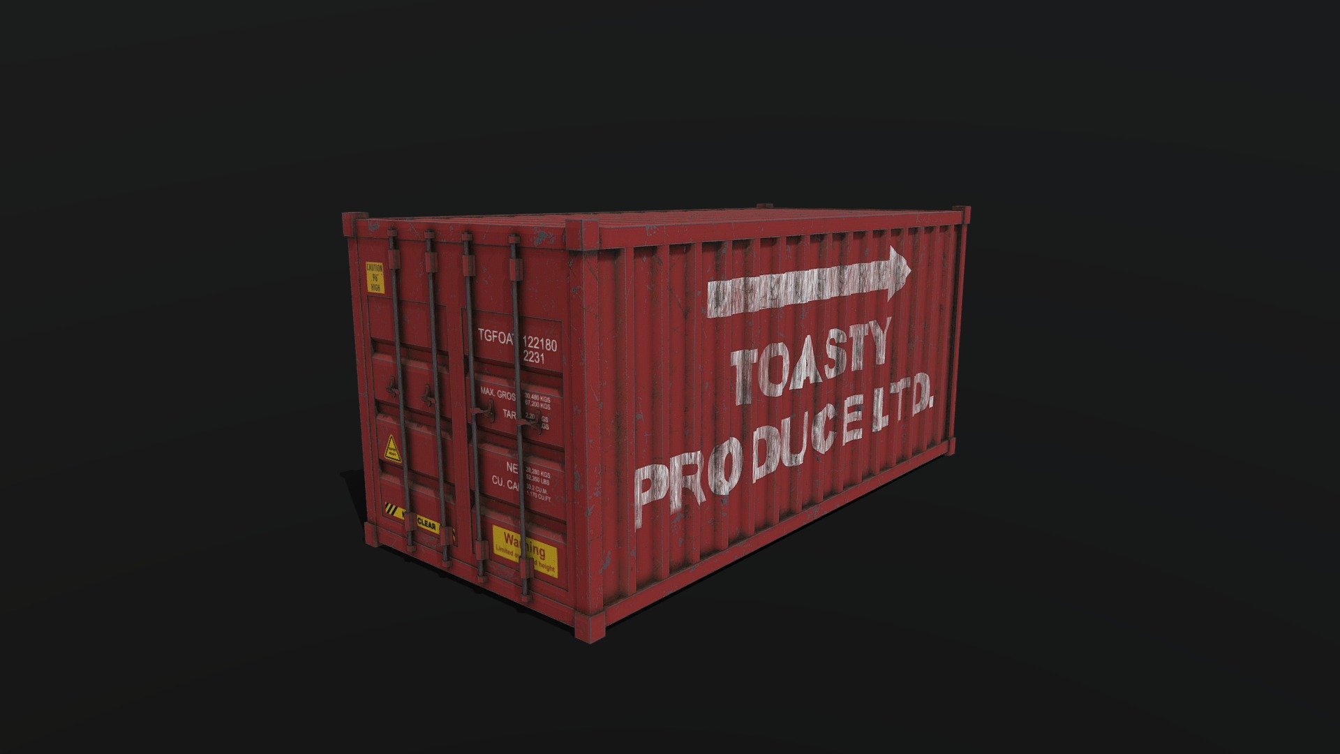 Shipping Container - 3D model by Ash (@mewy) [7bdb573] - Sketchfab