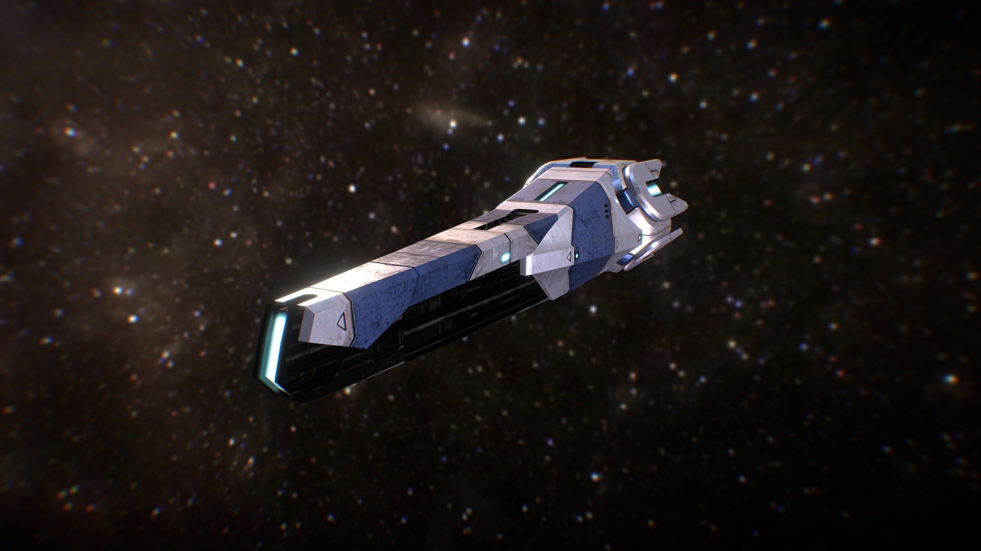 Consortium Supressor Spaceship - 3D model by Sovers [7bdd7a6] - Sketchfab