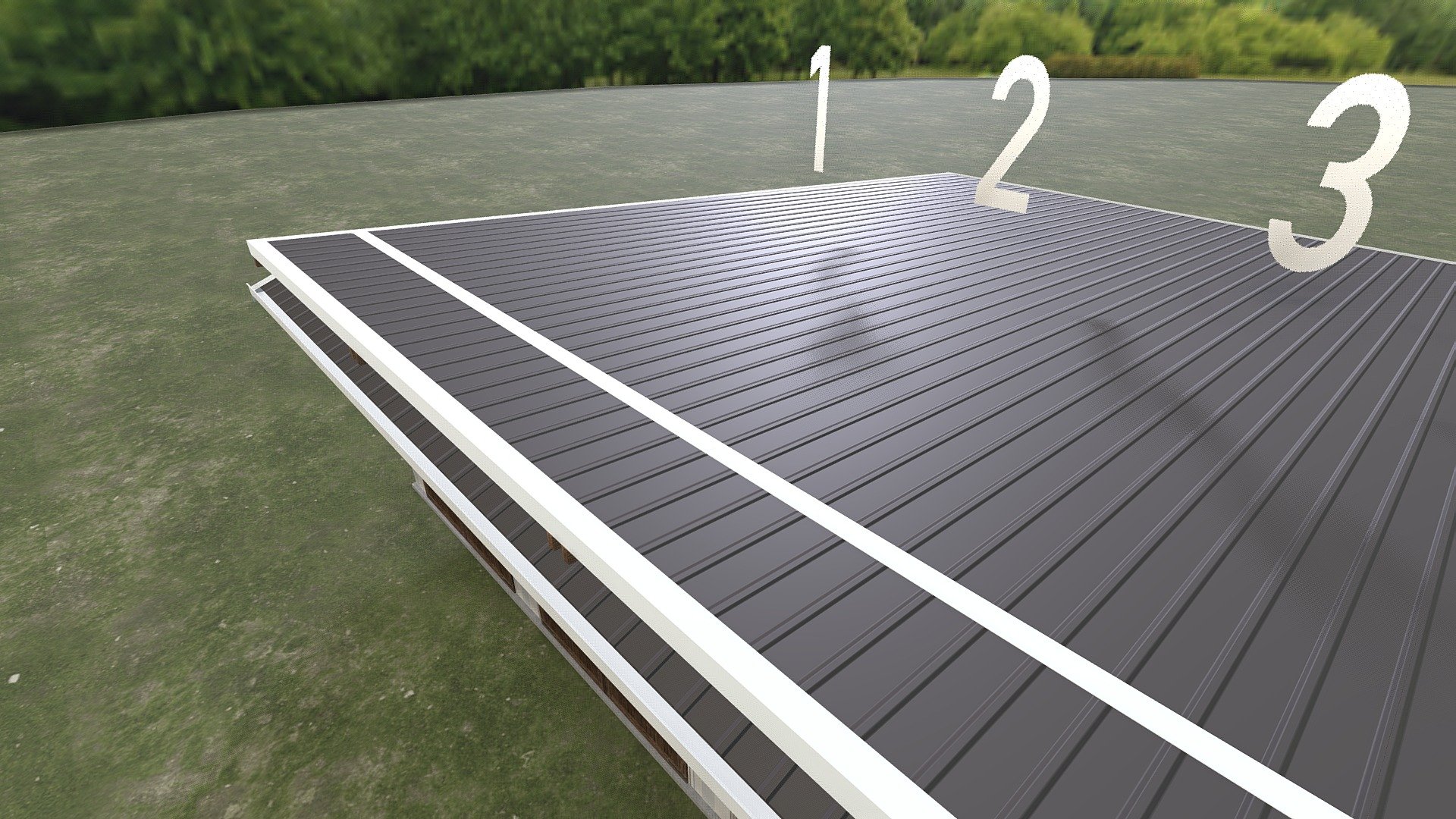 12m Deep Lean-to Shed - 3D model by Sheds4U [7bdd9de] - Sketchfab