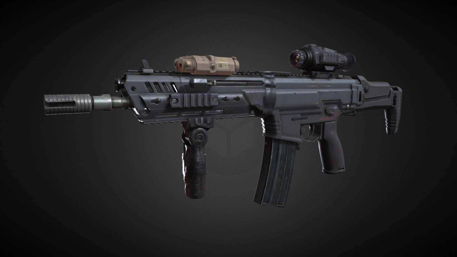 HK 433 - Modified - 3D model by Filip Włodarczyk (@mobilos.26) [7bdef7a ...