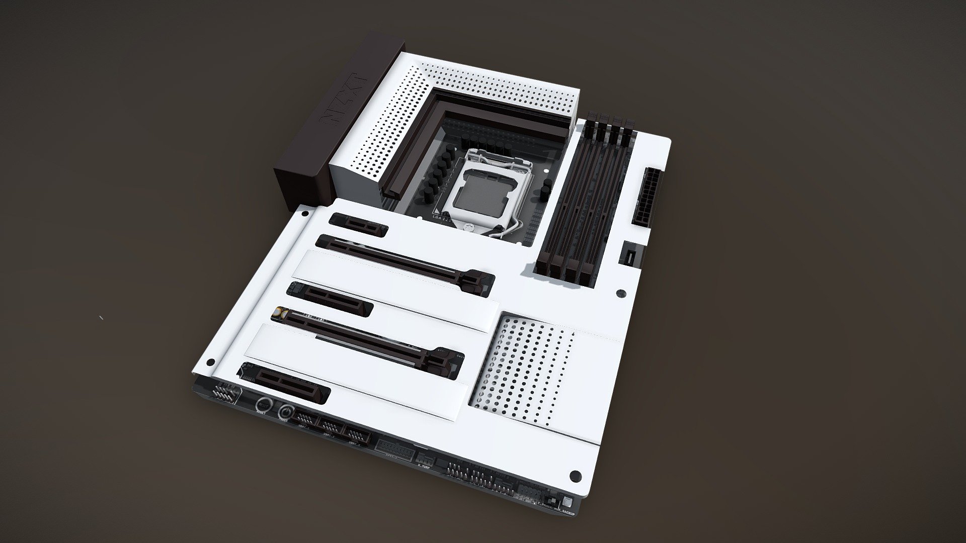 NZXT N7 Z490 Mother board - Download Free 3D model by Max (@Max-7215 ...