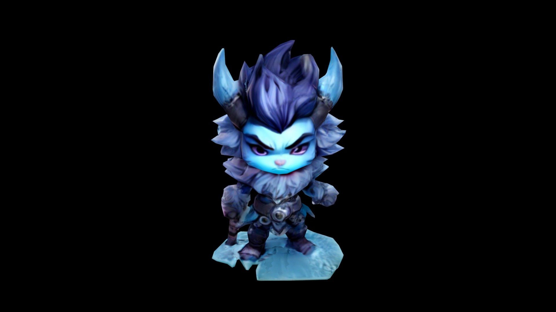 Electric Blue Cartoon Character Toy Azure Action - Download Free 3D ...