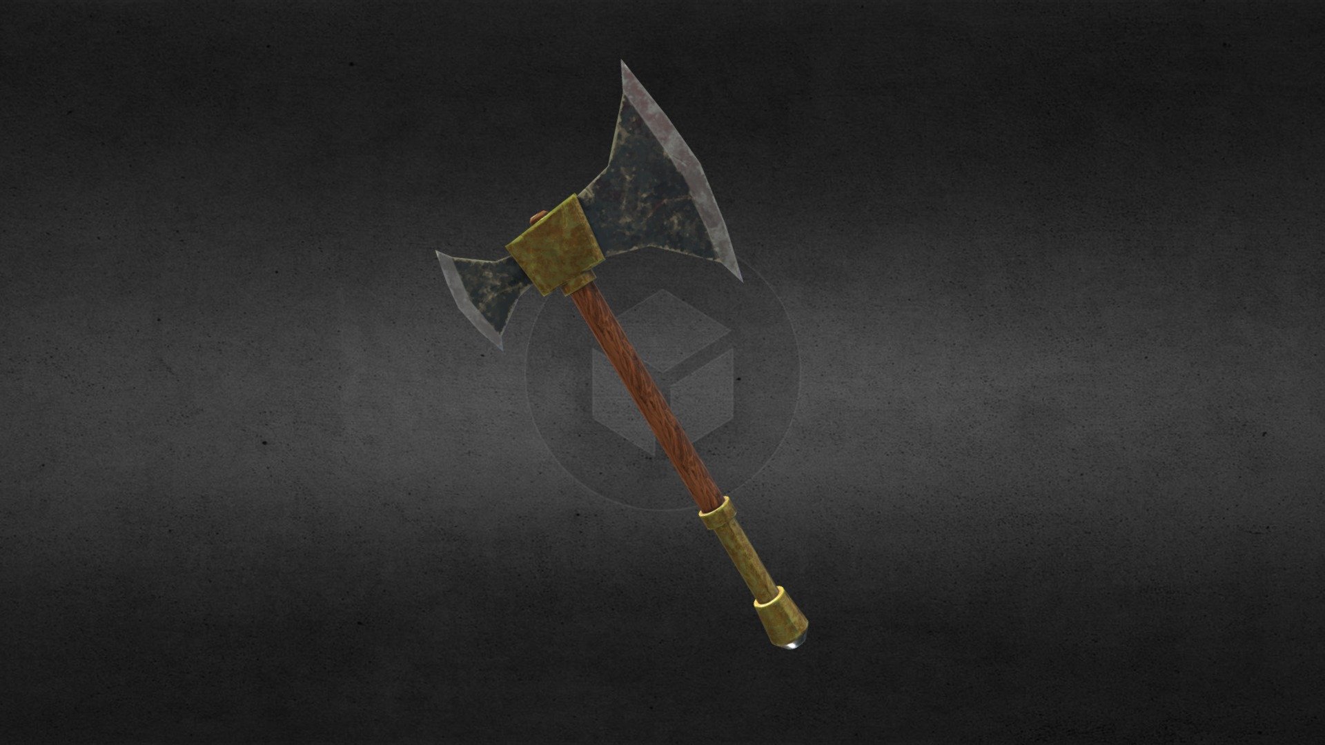 low poly stylized axe - 3D model by skimmed_art [7be0c48] - Sketchfab