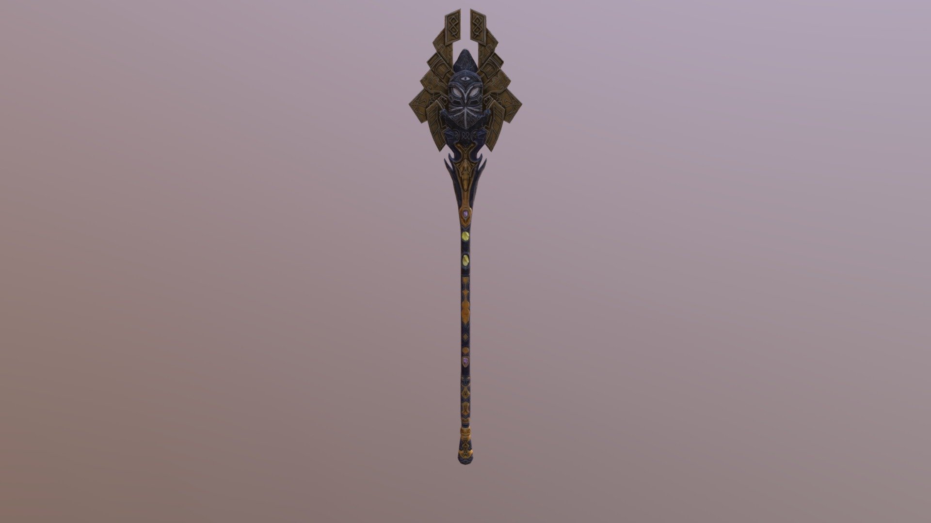 Constellation Staff - 3D model by hovono [7be1674] - Sketchfab