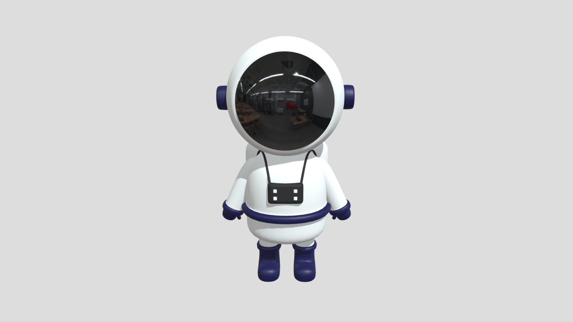 Cartoon Astronaut - Download Free 3D model by Natalie (@natalielaf ...