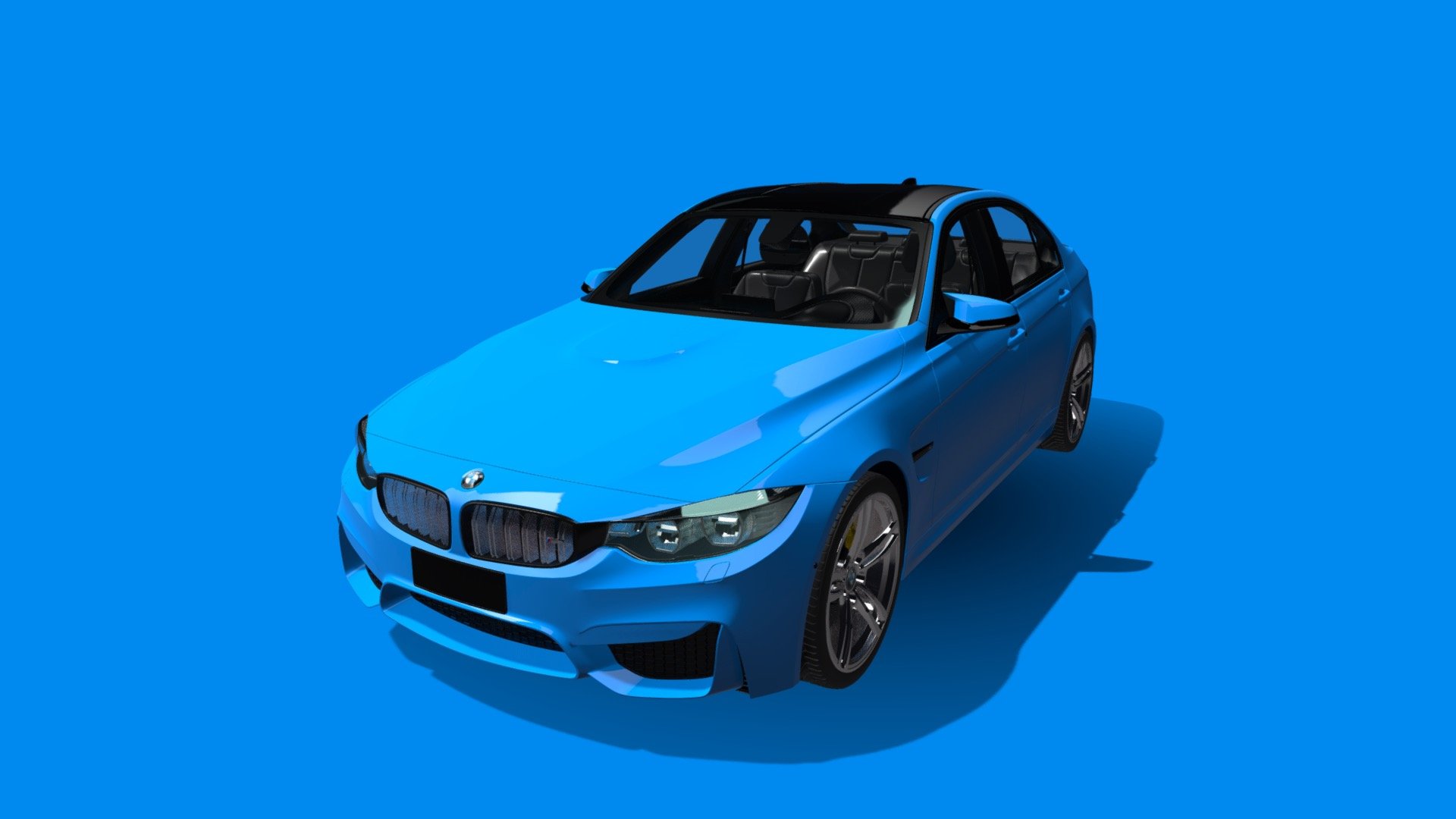 BMW M3 (F80) - Download Free 3D model by Mona x Supercars (@Car2022 ...