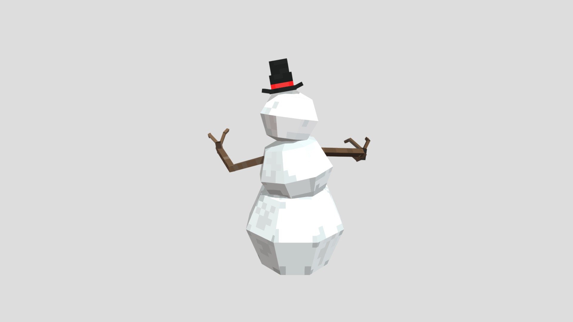 Snowman - 3D model by TheDanksterMemester [7be2a7f] - Sketchfab