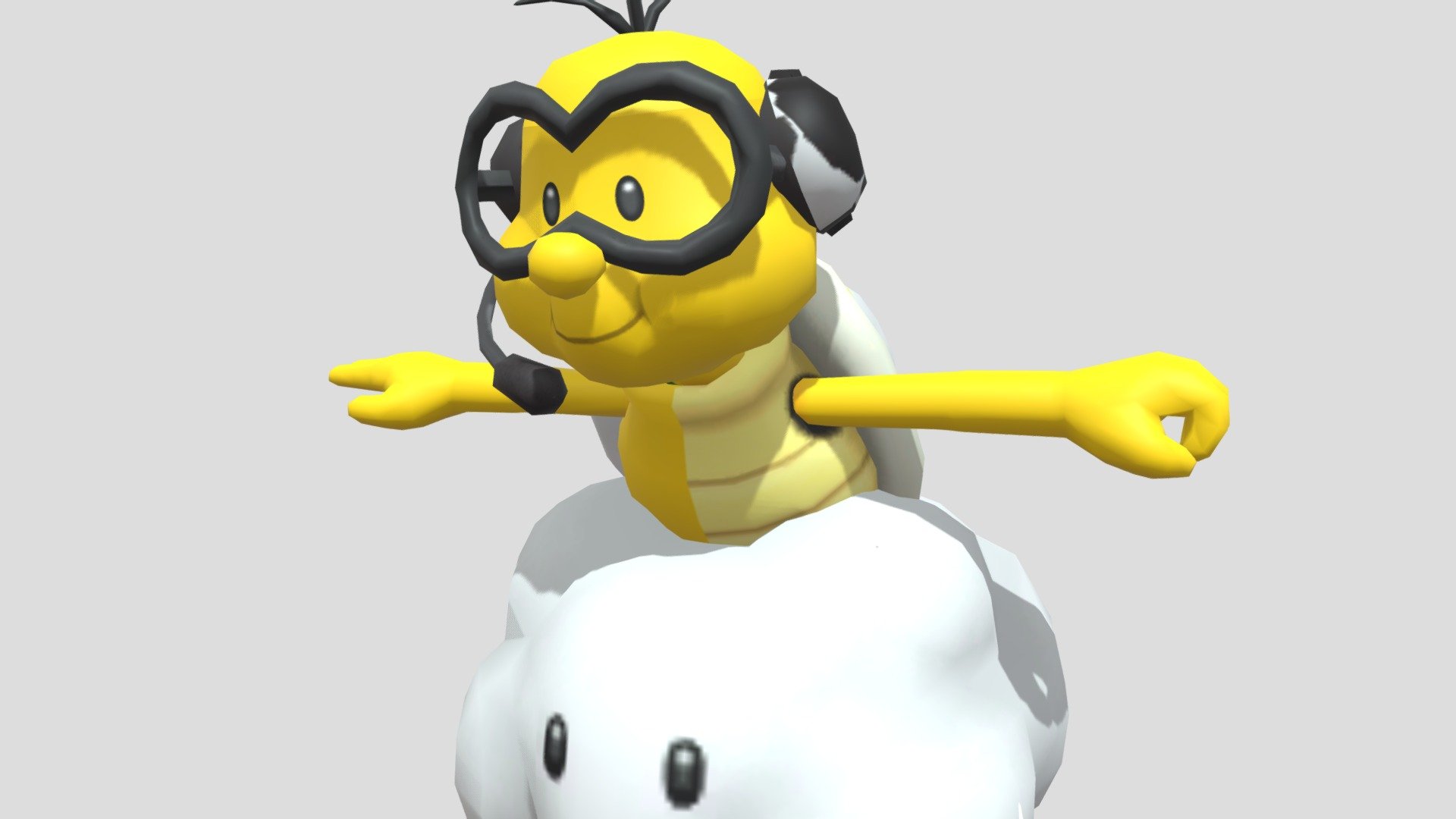 Wii U - Mario Kart 8 - Lakitu Referee - 3D model by Polygonal_64 ...