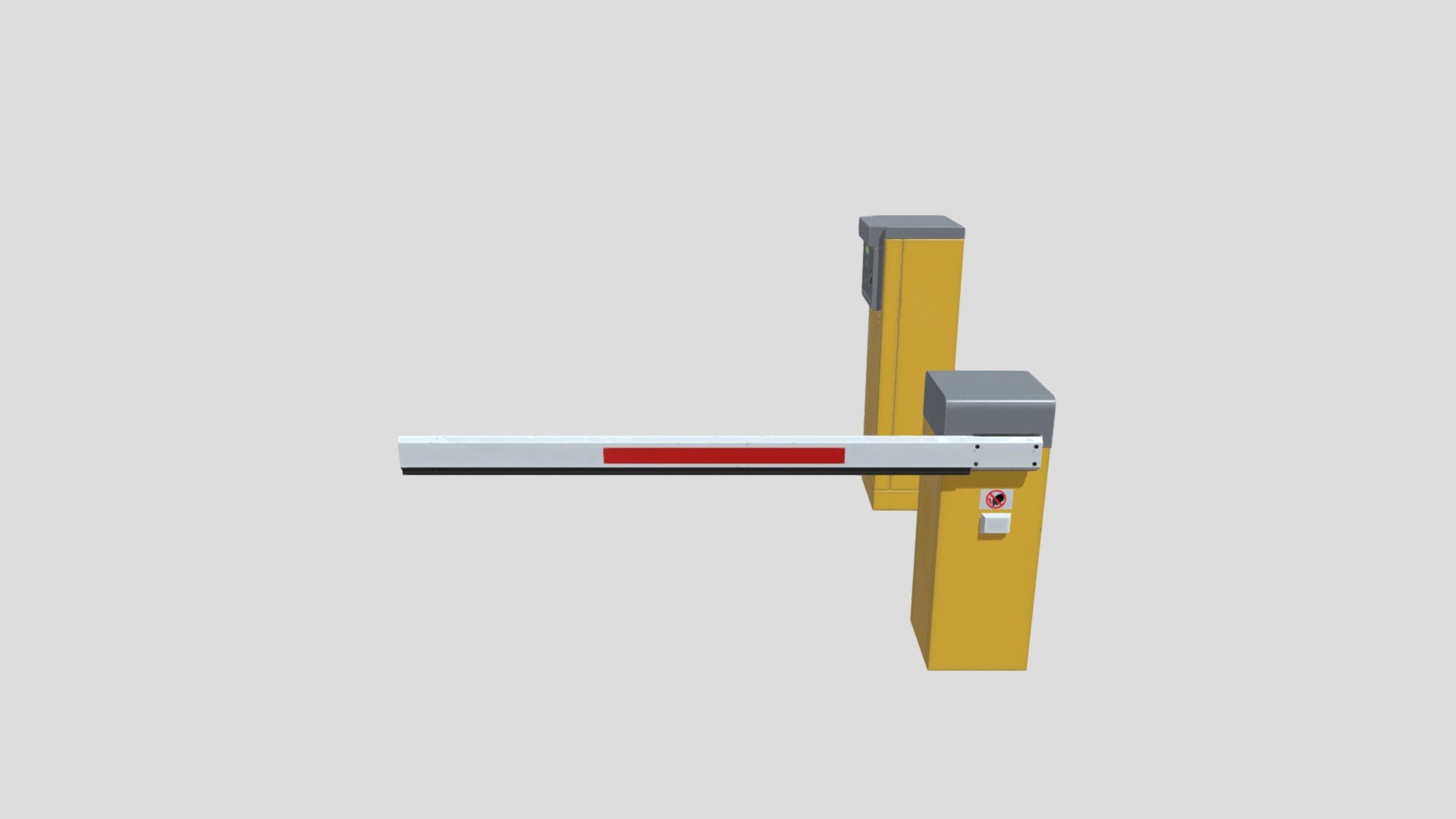 boom barrier 49 AM218 Archmodel - Buy Royalty Free 3D model by ...