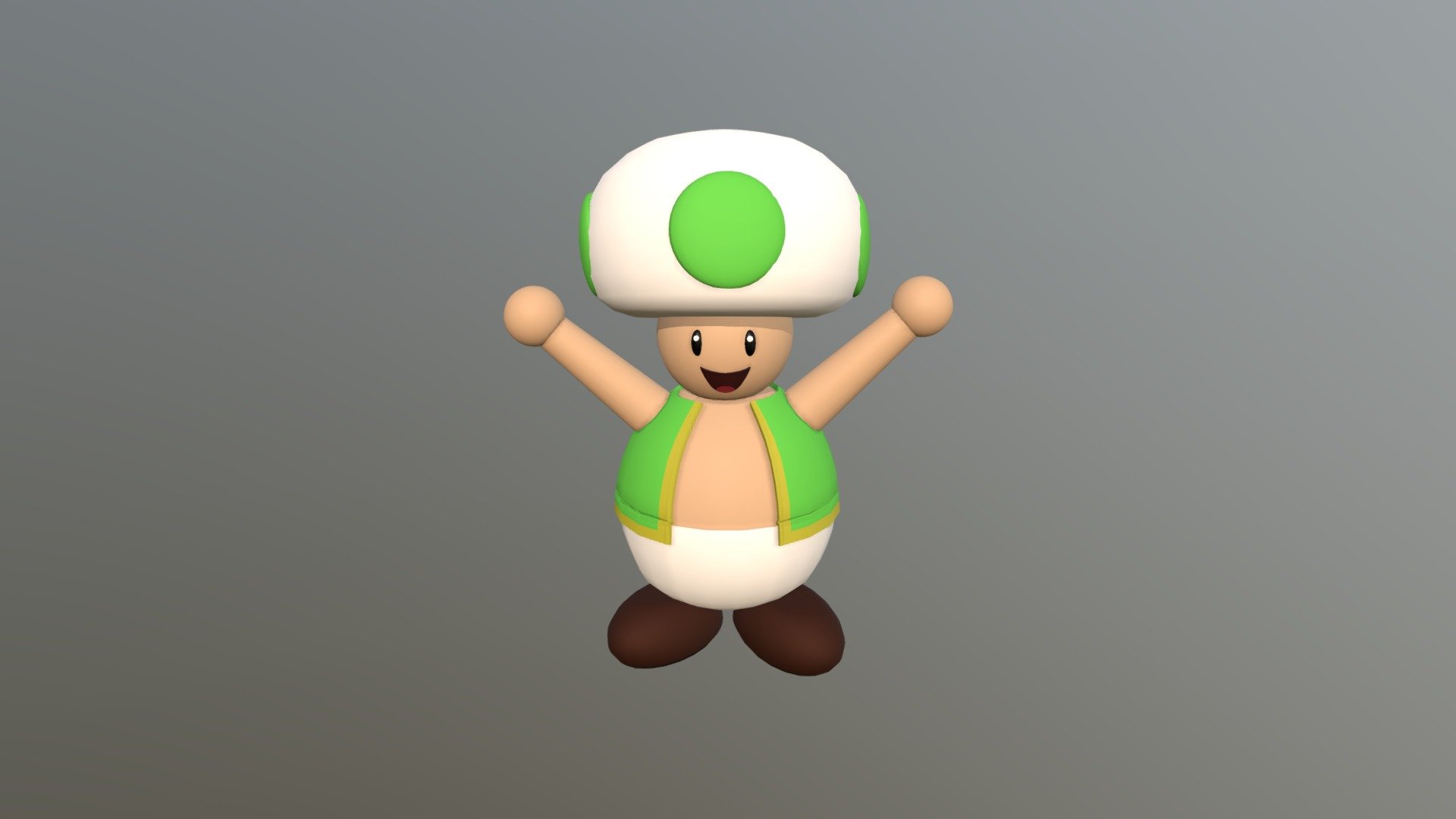 Toad Mesh Model - 3D model by Nicole Siefker (@nsiefker) [7be731c ...