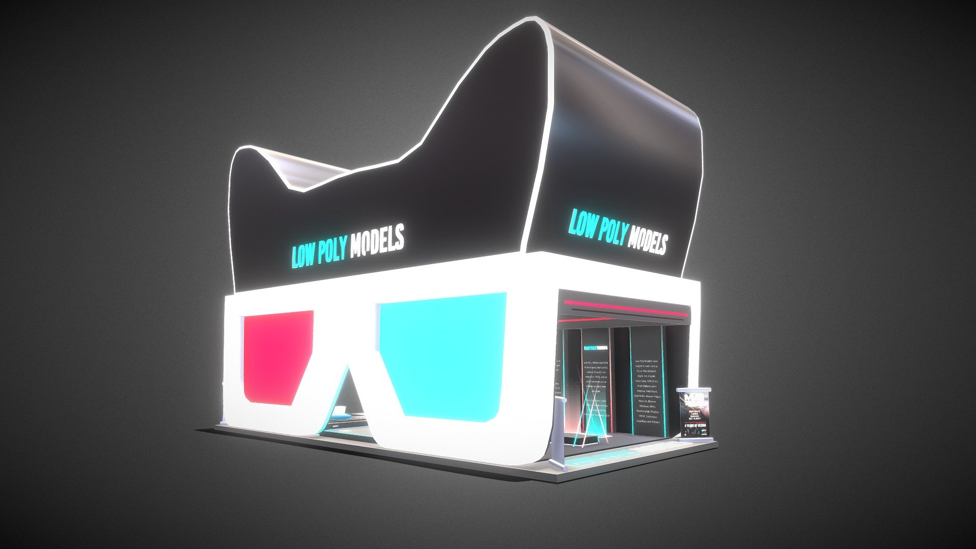 MVFW23 Party | LPM - 3D model by Low Poly Models (@LowPolyModelsWorld ...